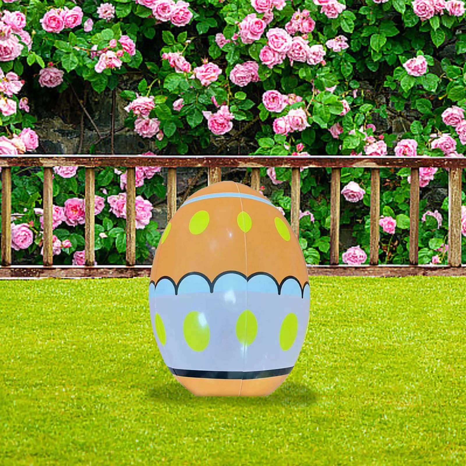 Bungee Inflatable 16 Inch Giant Easter Egg Inflatable Outdoor ...