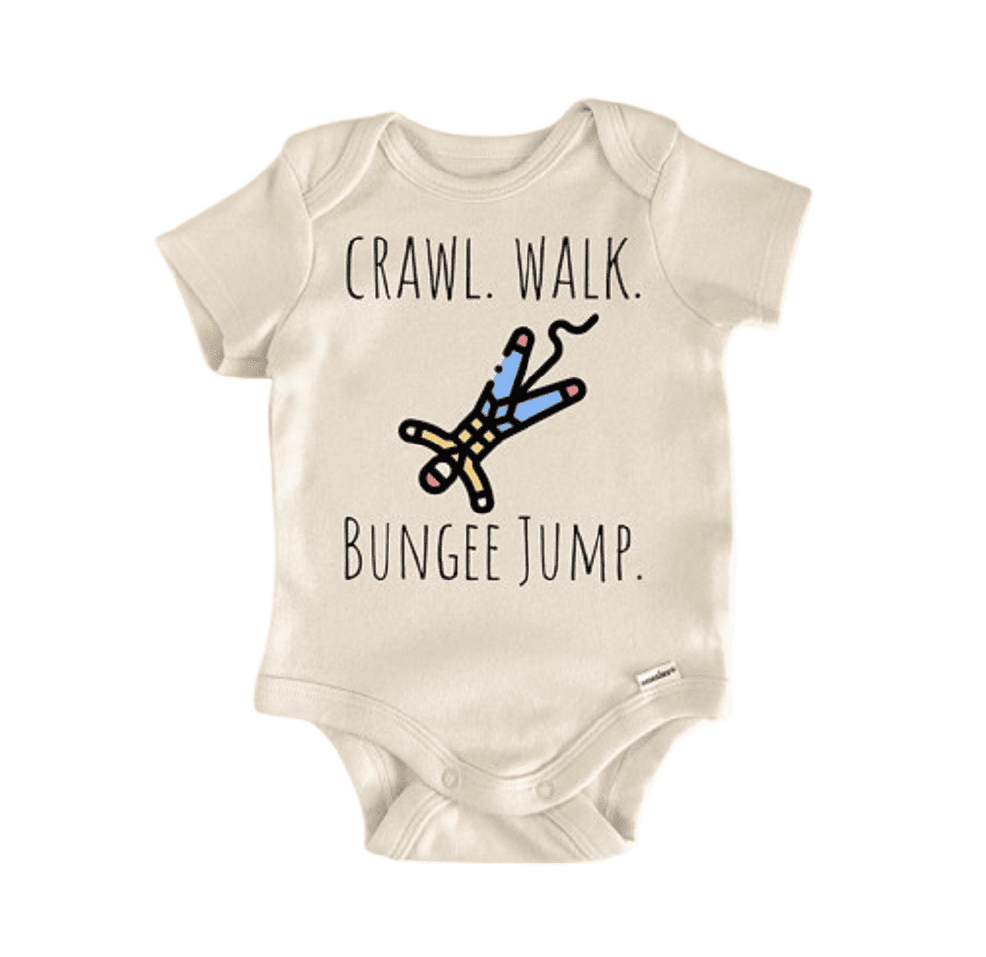 Bungee Jump Jumping - Baby Boy Girl Clothes Infant Bodysuit Funny Cute ...