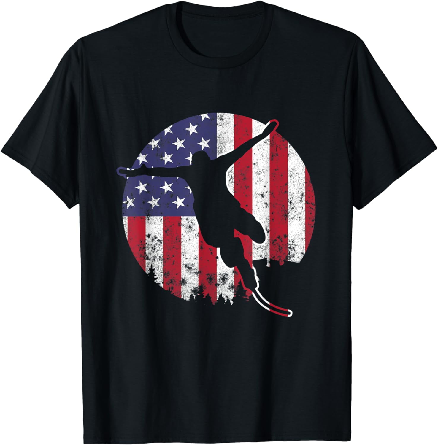 Bungee Jumping America Flag - Bungy Jumping Flag T-Shirt - Walmart.com