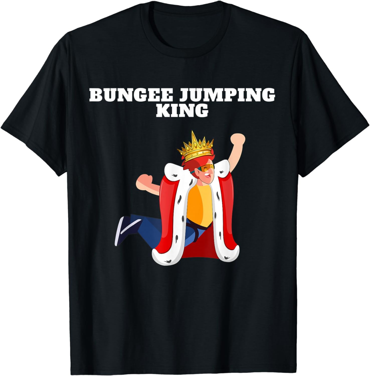 Bungee Jumping King | Boys Bungee Jumping Mens Bungee Jump T-Shirt ...