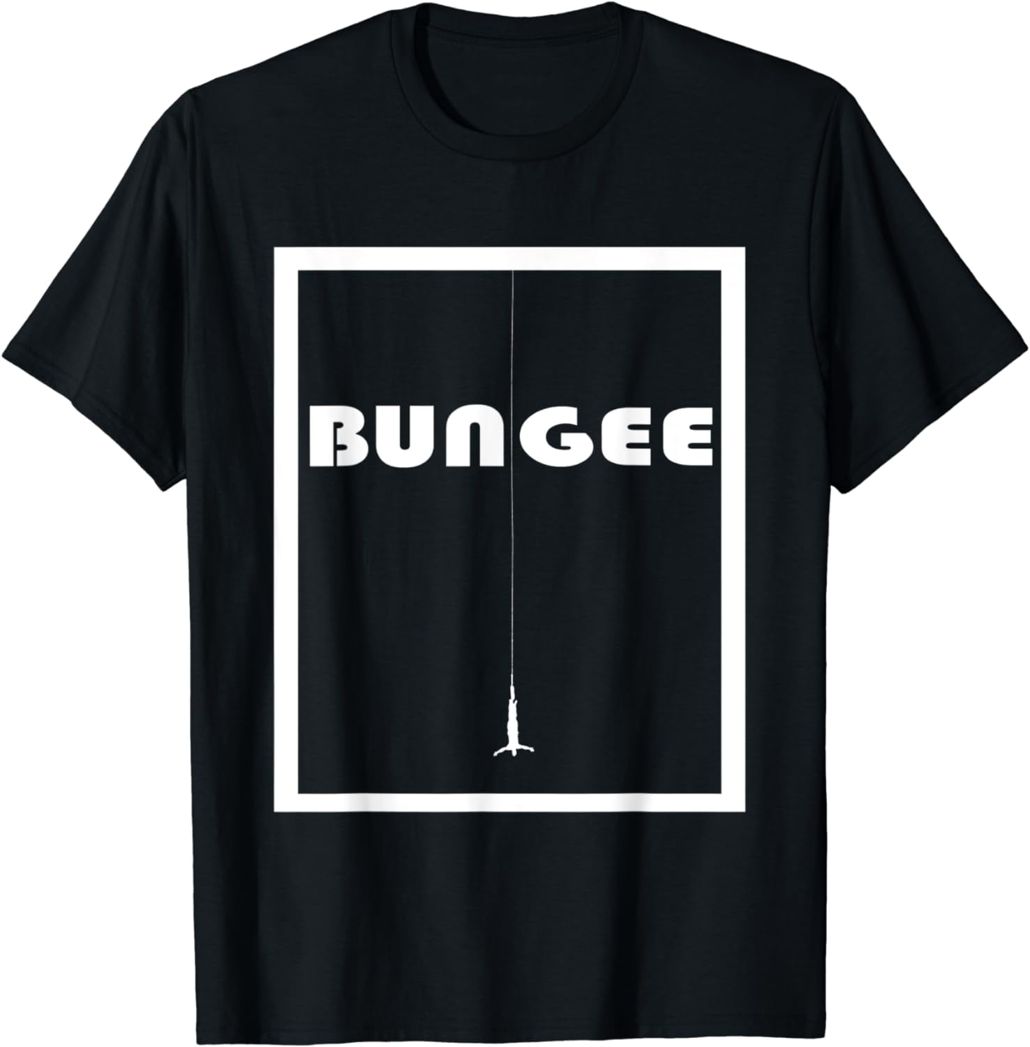 Bungee Jumping T-Shirt Free Falling Jump Fall Graphic Tee - Walmart.com
