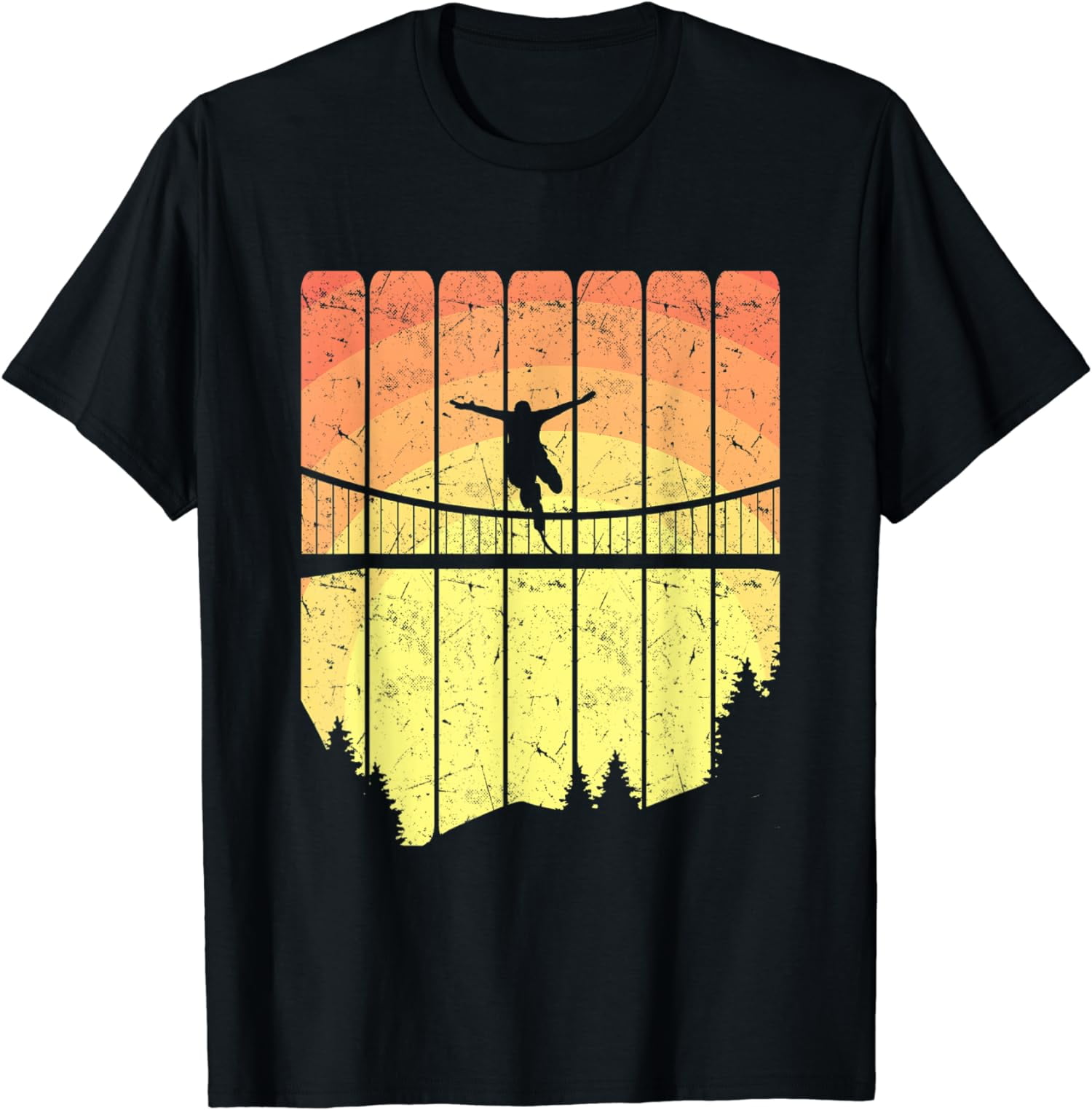 Bungeejumping bungee jumping bungee jumping T-Shirt - Walmart.com
