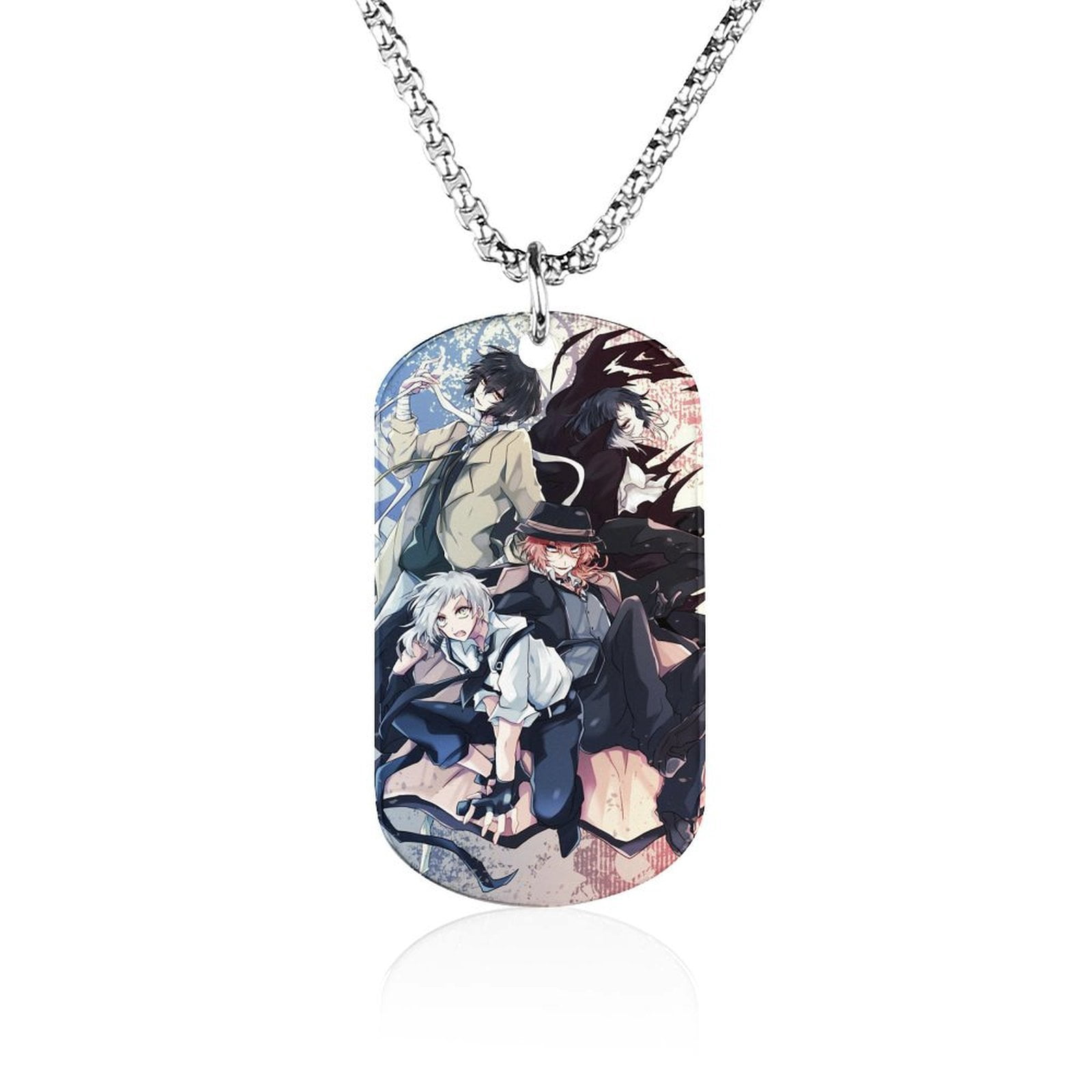 Bungo Stray Dogs Anime Titanium Steel Necklace Daily Unisex Pendant ...