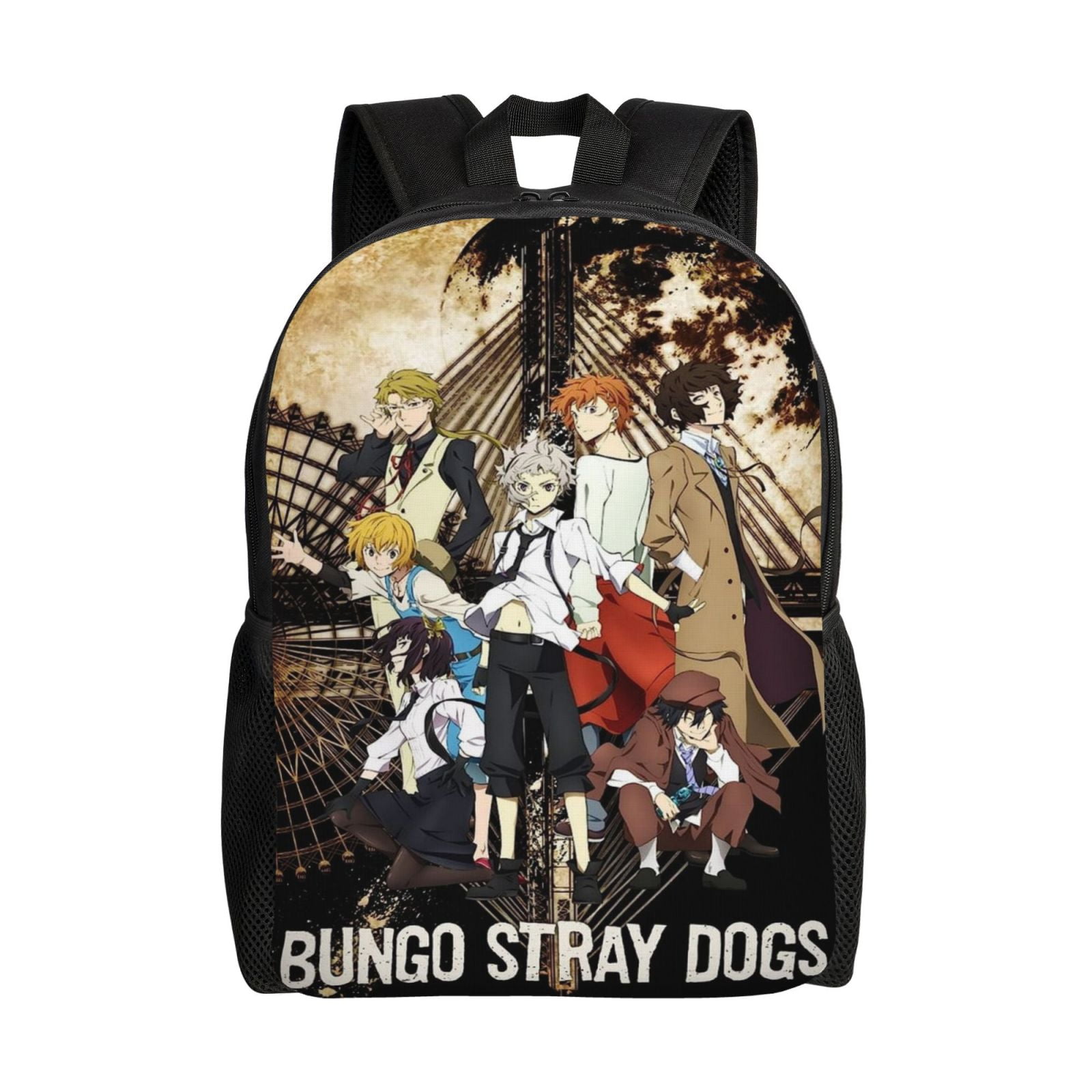 Bungo Stray Dogs Backpack Cute Anime Large Capacity Multifunction ...
