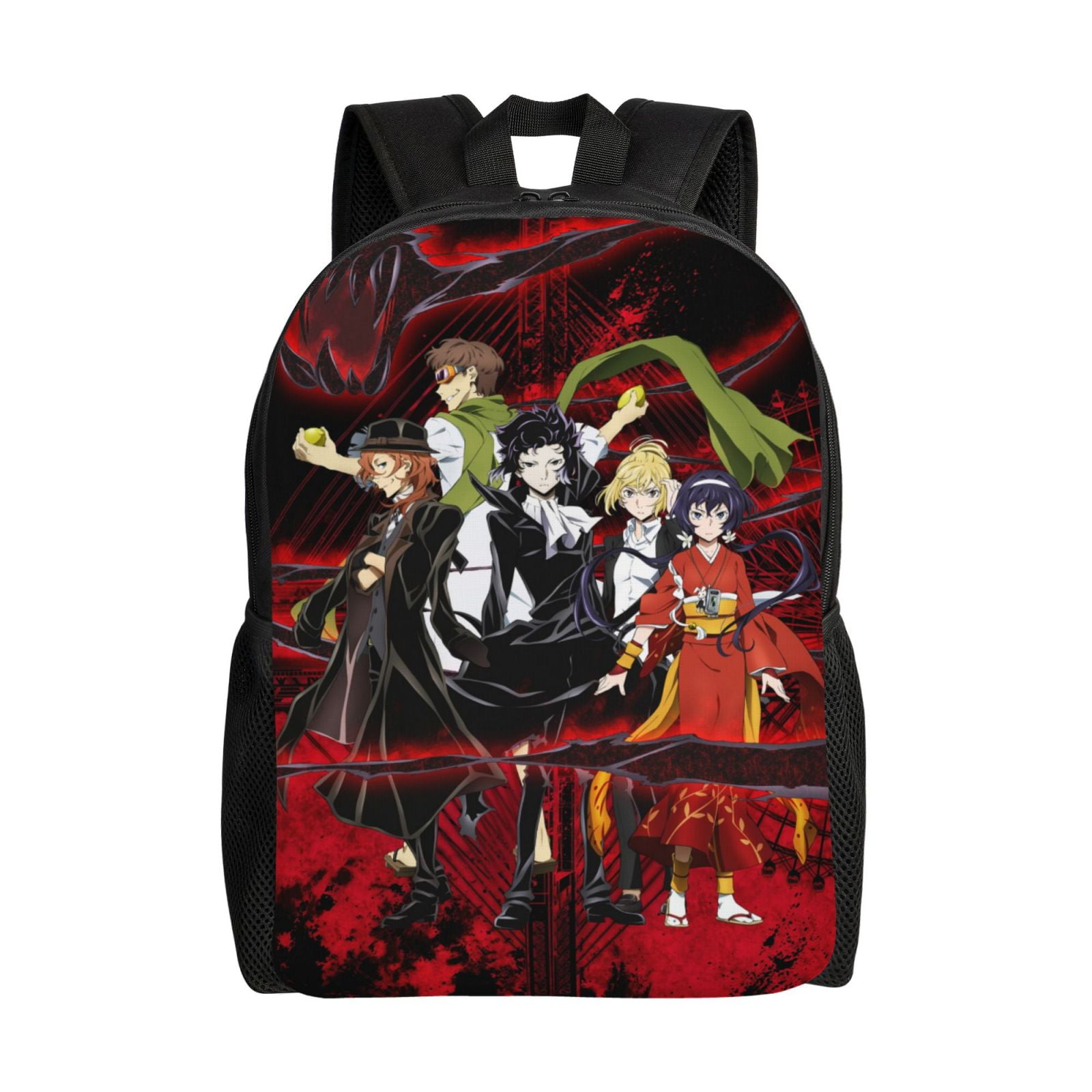 Bungo Stray Dogs Backpack Cute Anime Large Capacity Multifunction ...