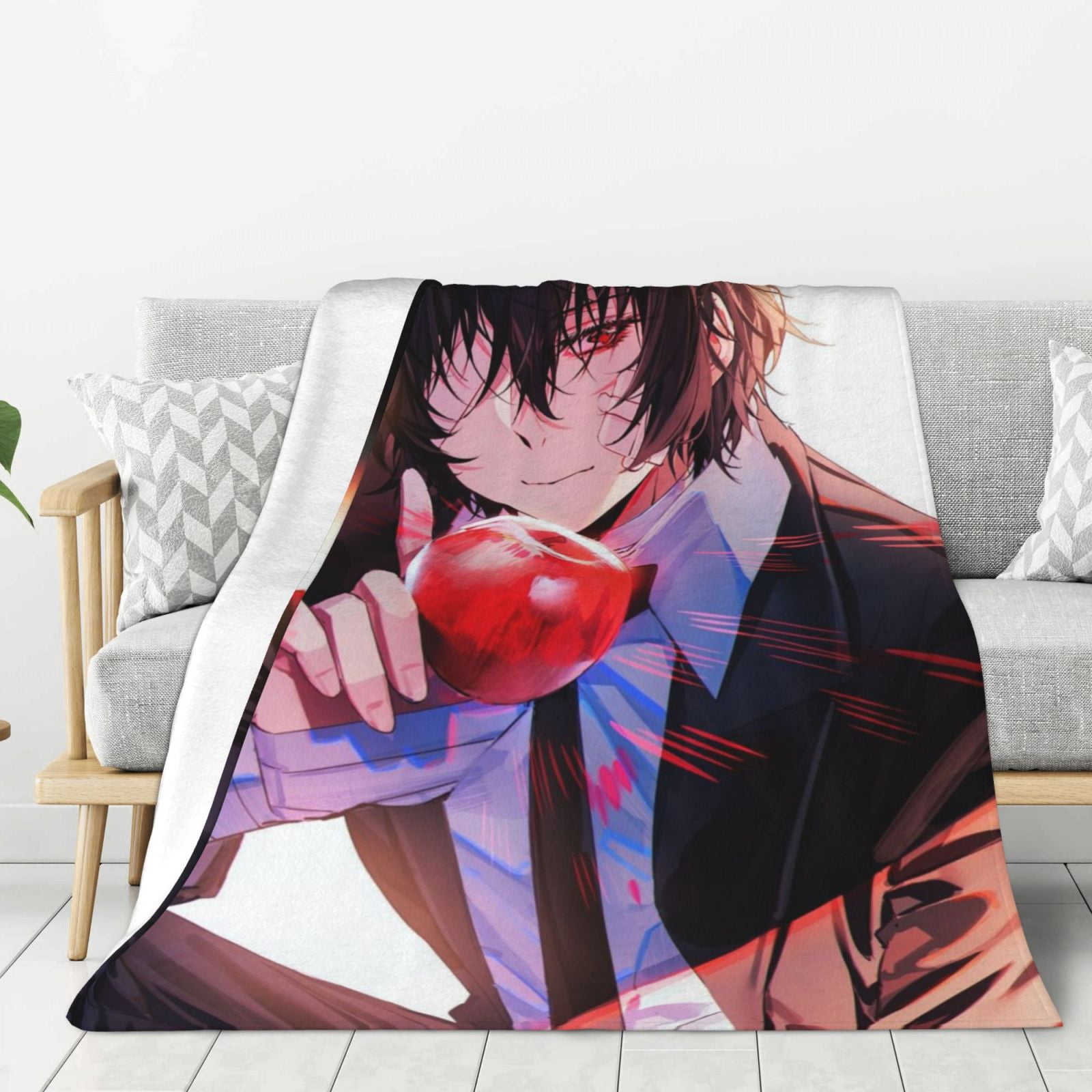 Bungo Stray Dogs Blanket Cozy Ultra-Soft Micro Flannel Throw Blanket ...