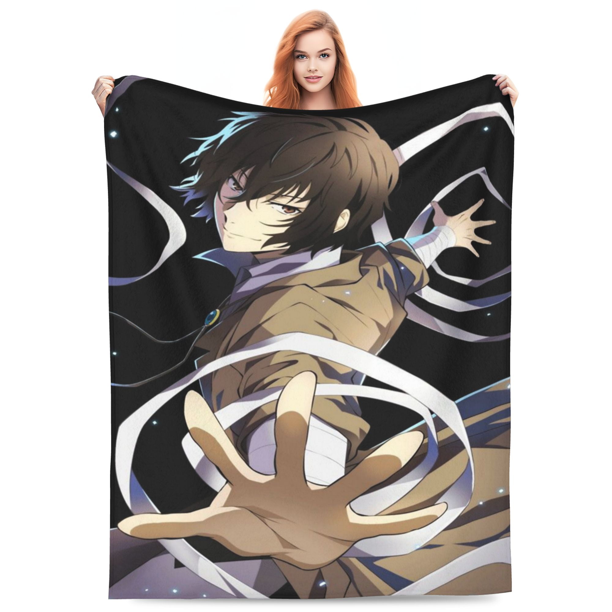 Bungo Stray Dogs Dazai Osamu Bed Blanket 3D Printed Throw Blanket ...