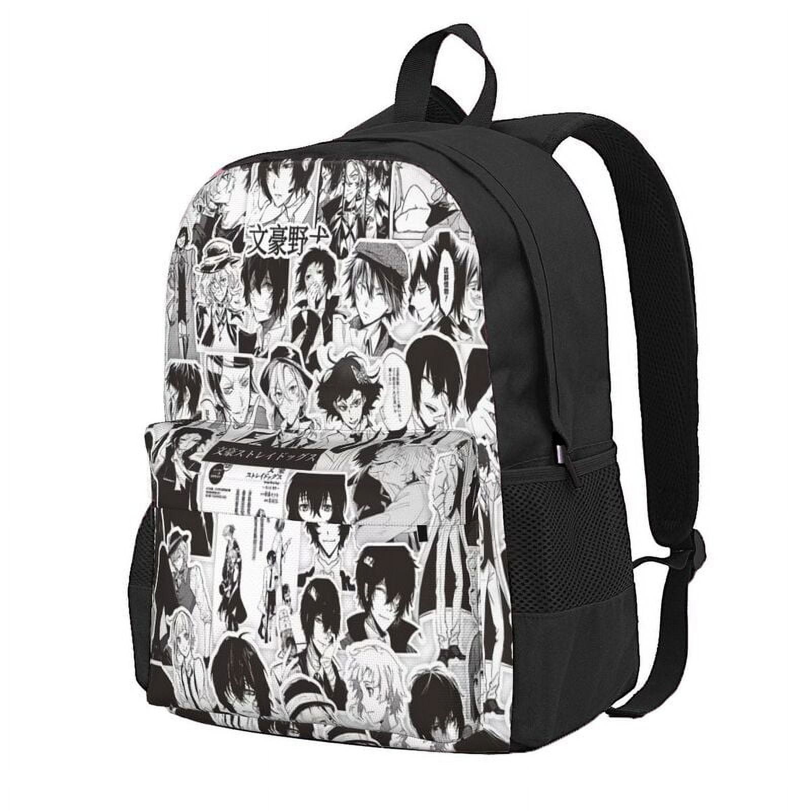 Bungo Stray Dogs Dazai Osamu Backpac 16.5In Anime Computer Bag Hiking ...