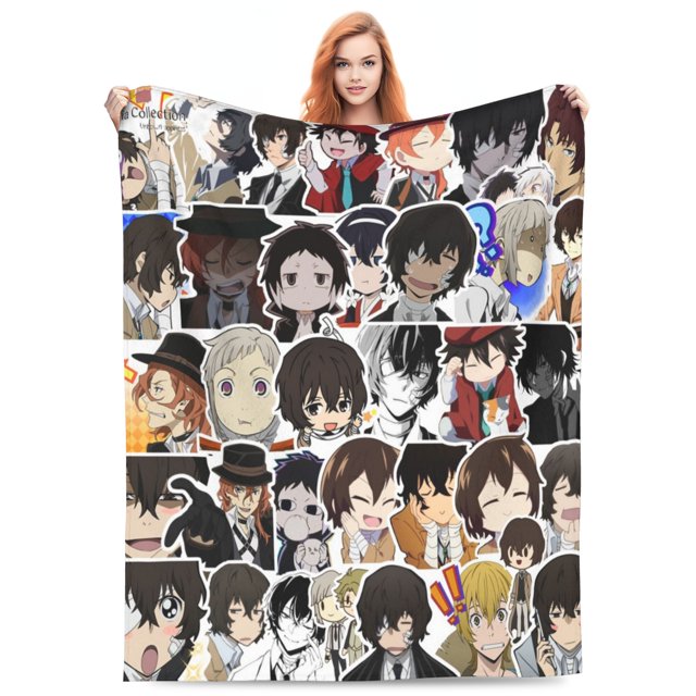 Bungo Stray Dogs Dazai Osamu Bed Blanket 3D Printed Throw Blanket ...