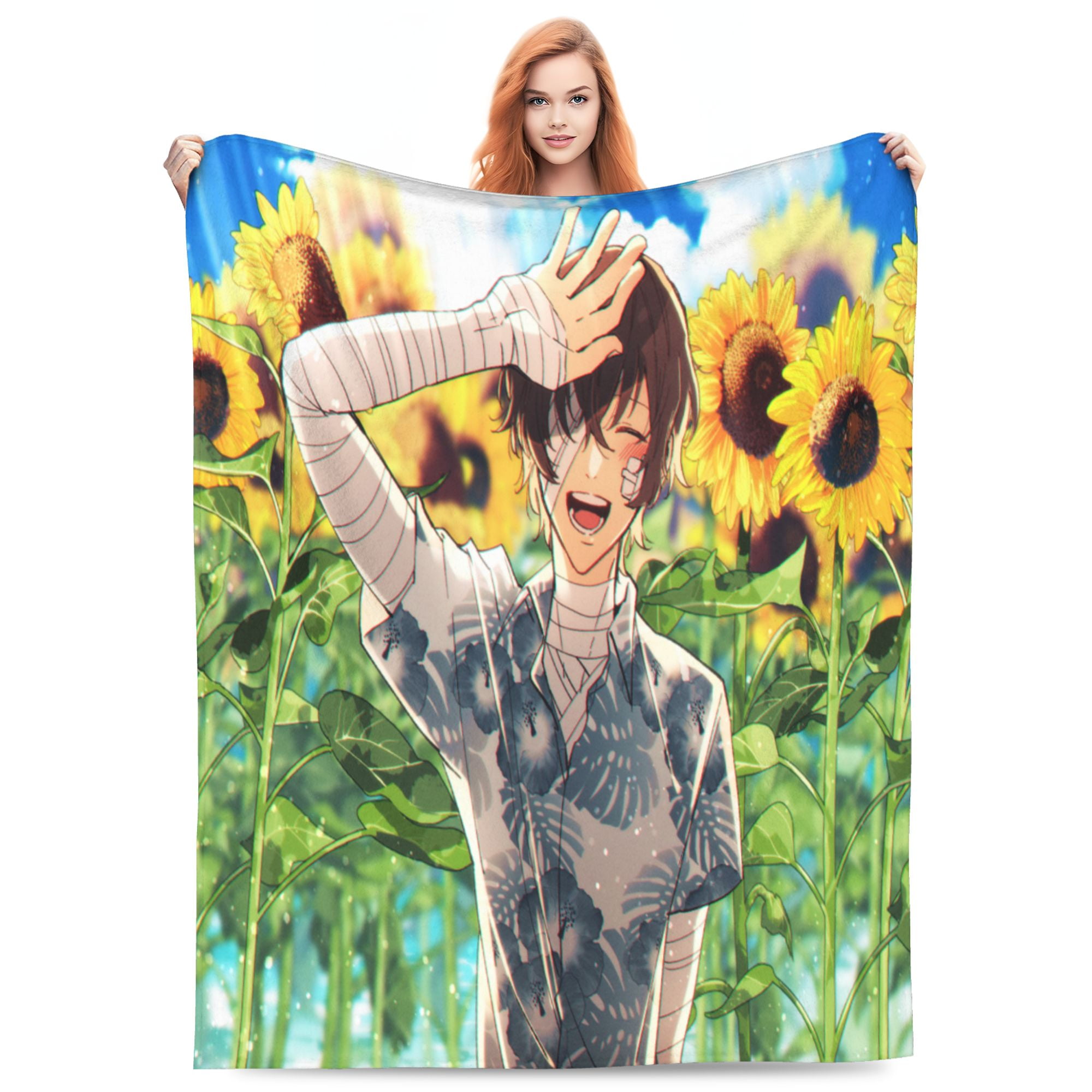 Bungo Stray Dogs Dazai Osamu Bed Blanket 3D Printed Throw Blanket ...