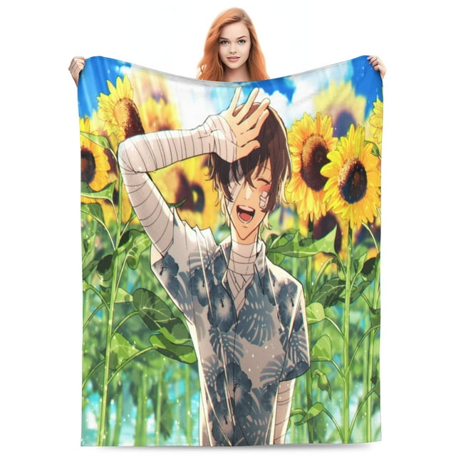 Bungo Stray Dogs Dazai Osamu Bed Blanket 3D Printed Throw Blanket ...