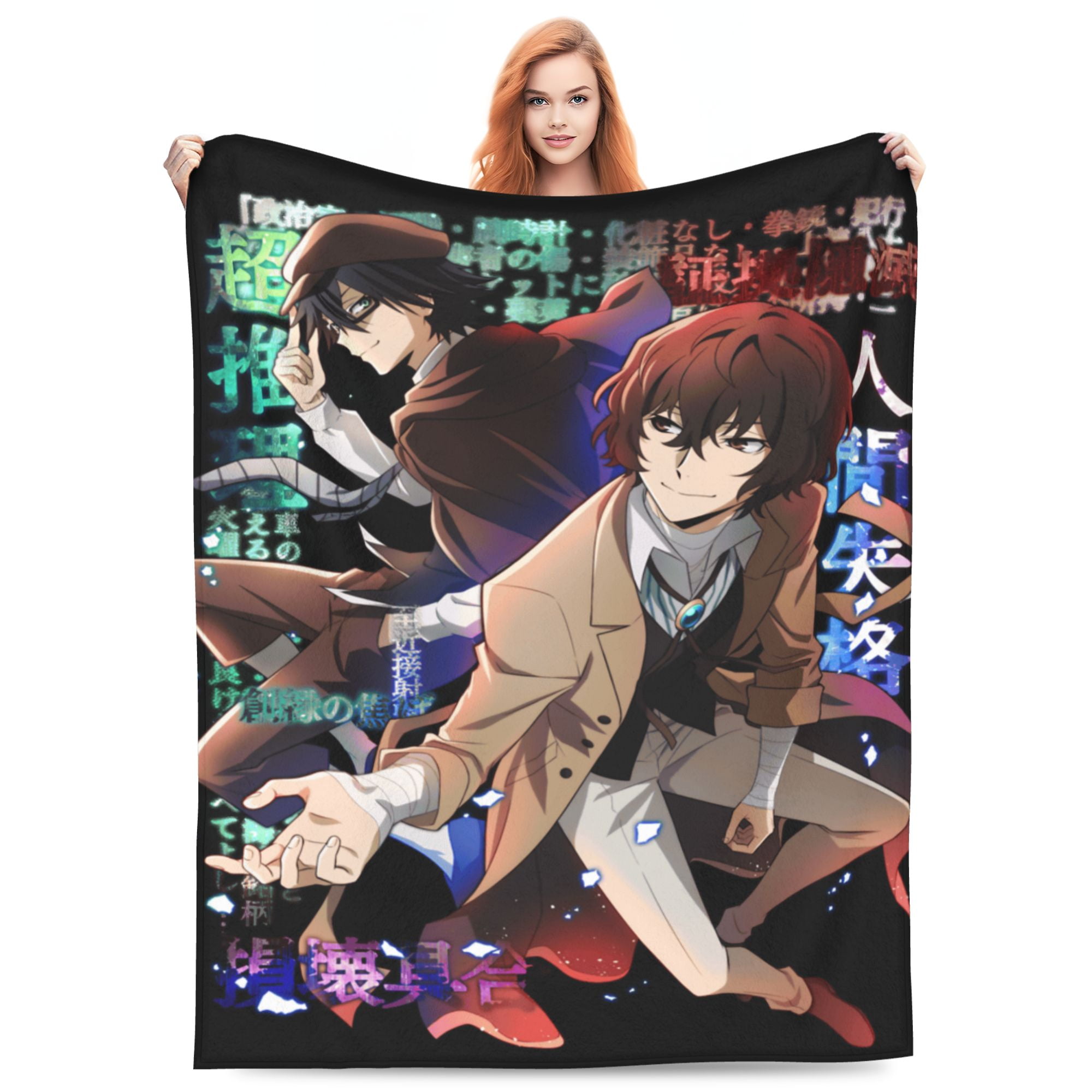 Bungo Stray Dogs Dazai Osamu Bed Blanket 3D Printed Throw Blanket ...