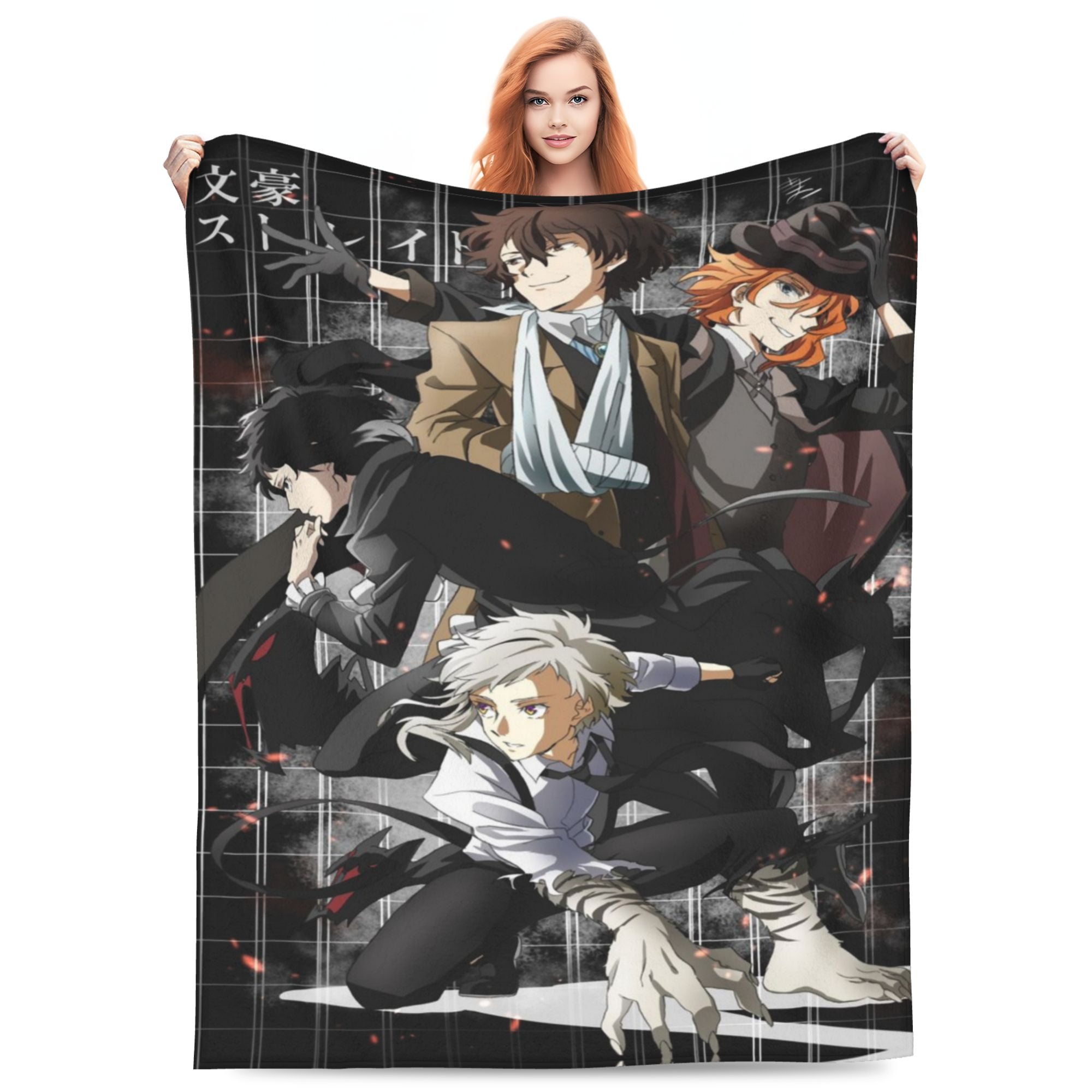 Bungo Stray Dogs Dazai Osamu Bed Blanket 3D Printed Throw Blanket ...