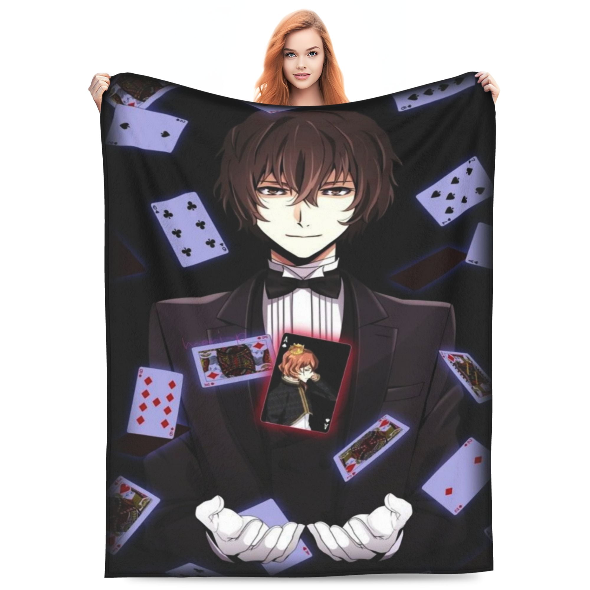 Bungo Stray Dogs Dazai Osamu Bed Blanket 3D Printed Throw Blanket ...