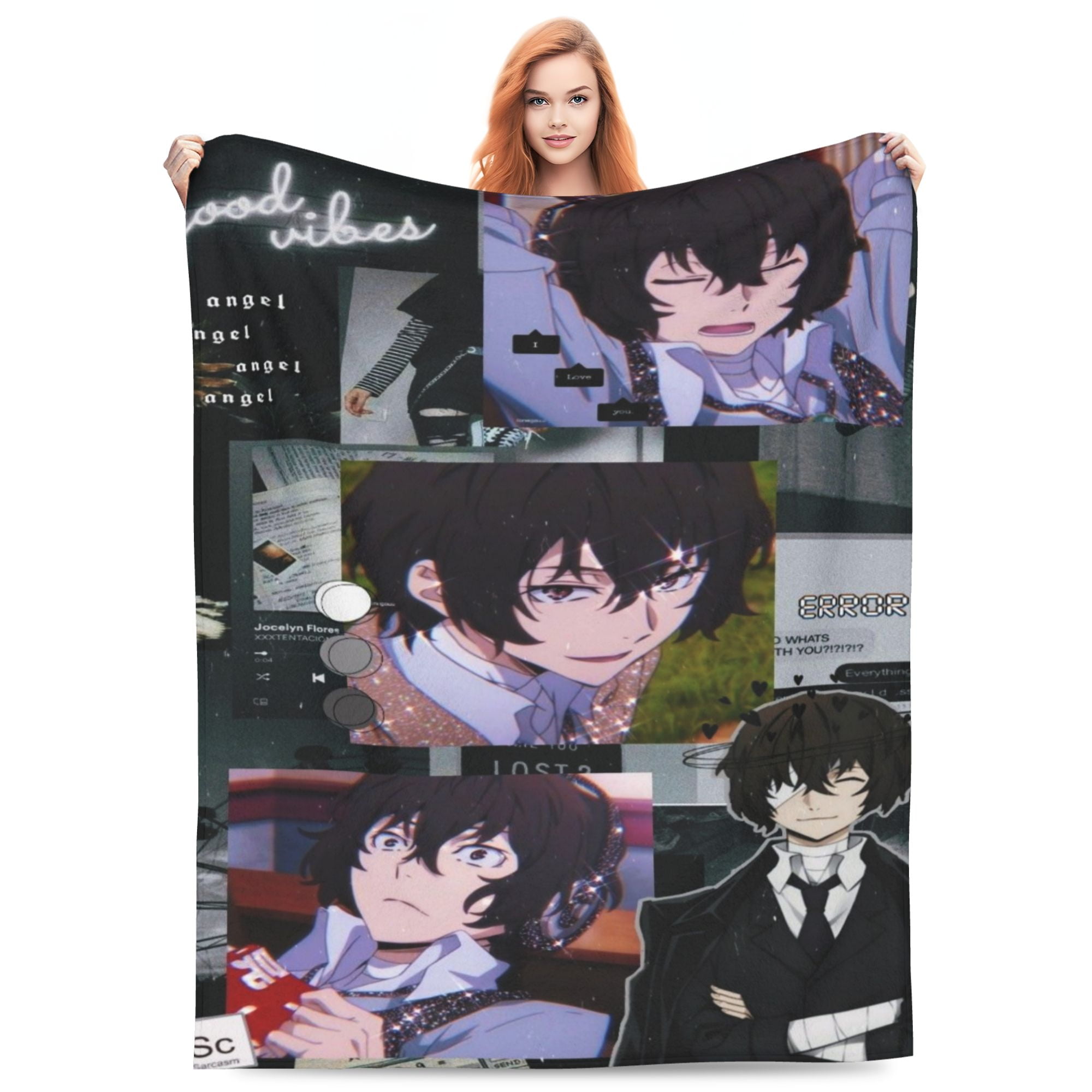 Bungo Stray Dogs Dazai Osamu Bed Blanket 3D Printed Throw Blanket ...