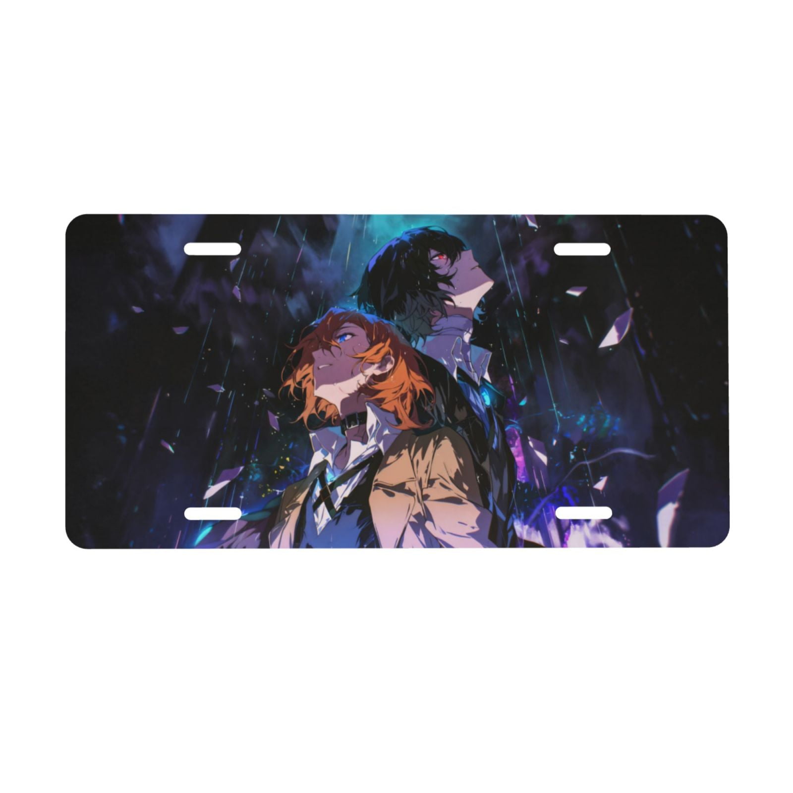 Bungo Stray Dogs Dazai Osamu Chuya Nakahara License Plate, Car Front ...