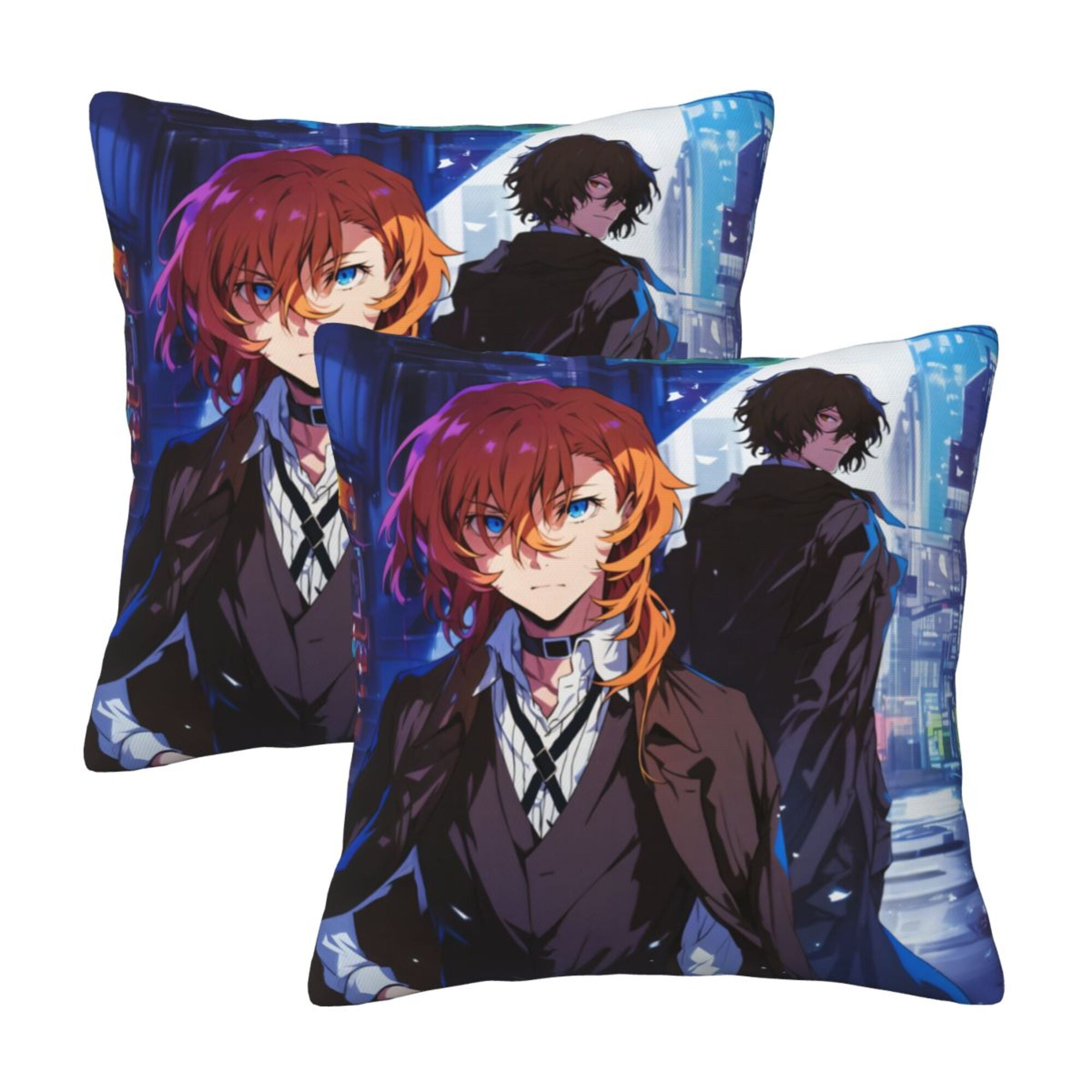 Bungo Stray Dogs Dazai Osamu Chuya Nakahara Seasonal Pillow Covers Four Szie h Spring Throw ...