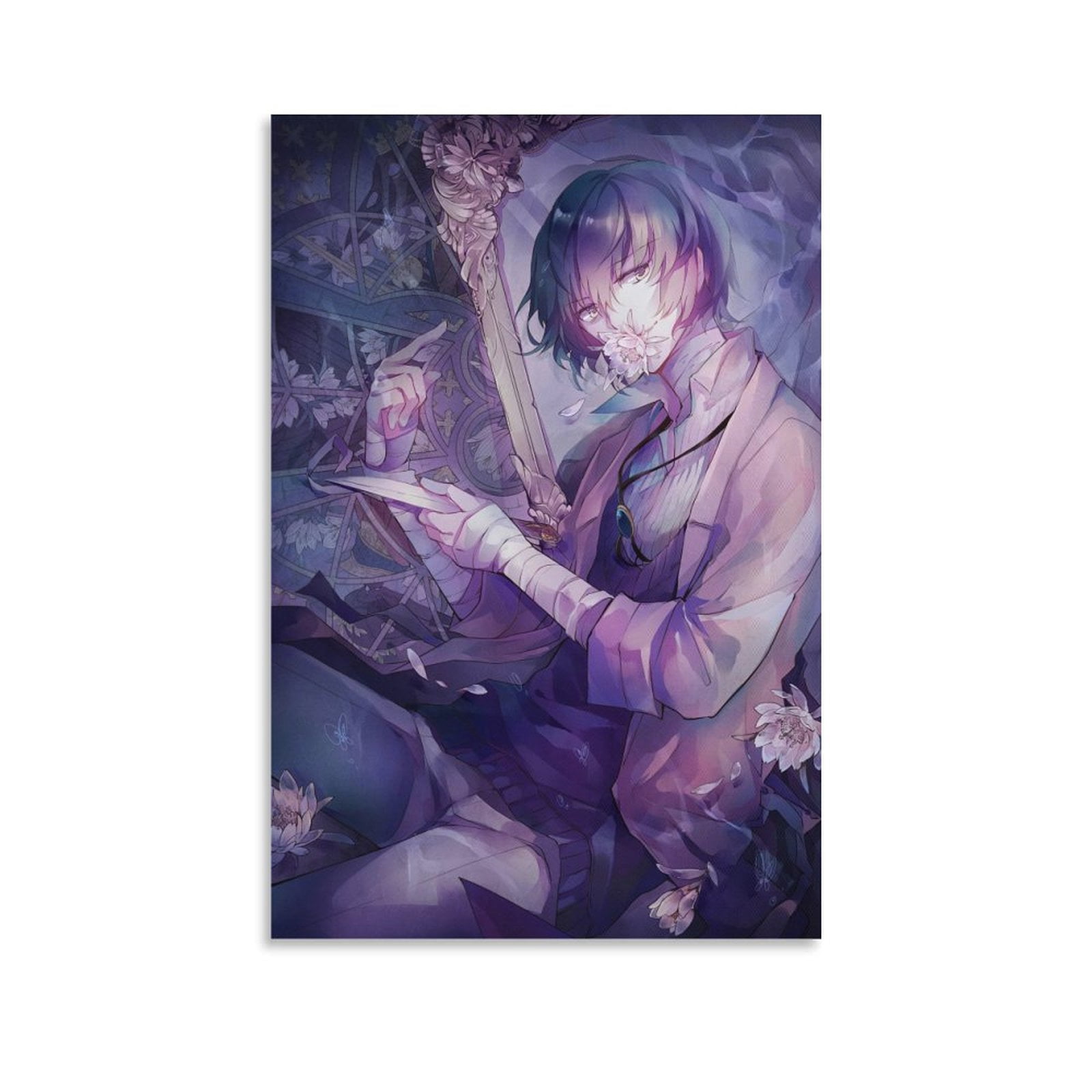 Bungo Stray Dogs Dazai Osamu Poster Poster Cool Artworks Painting Wall ...