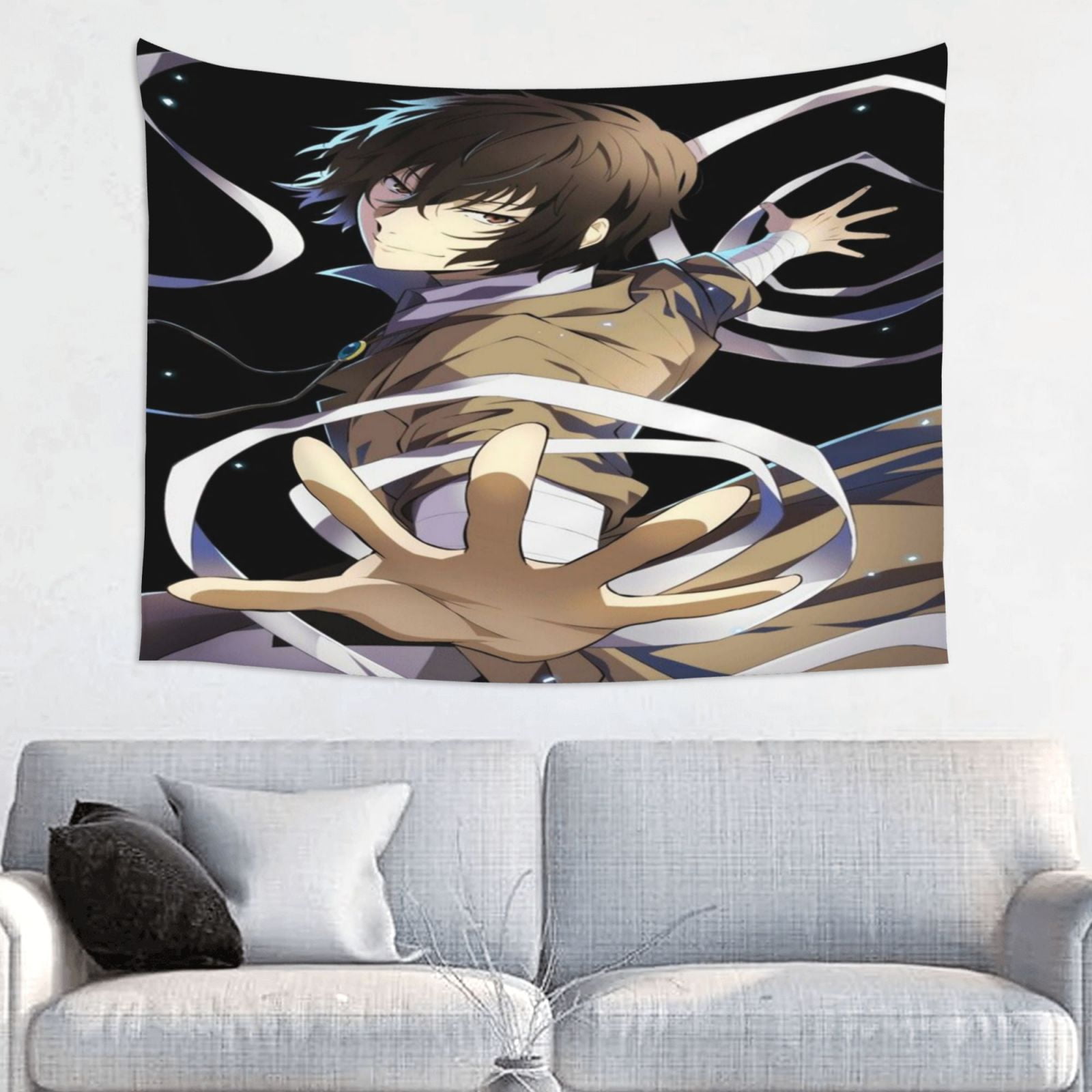 Bungo Stray Dogs Dazai Osamu Tapestry Anime Poster Large Background ...