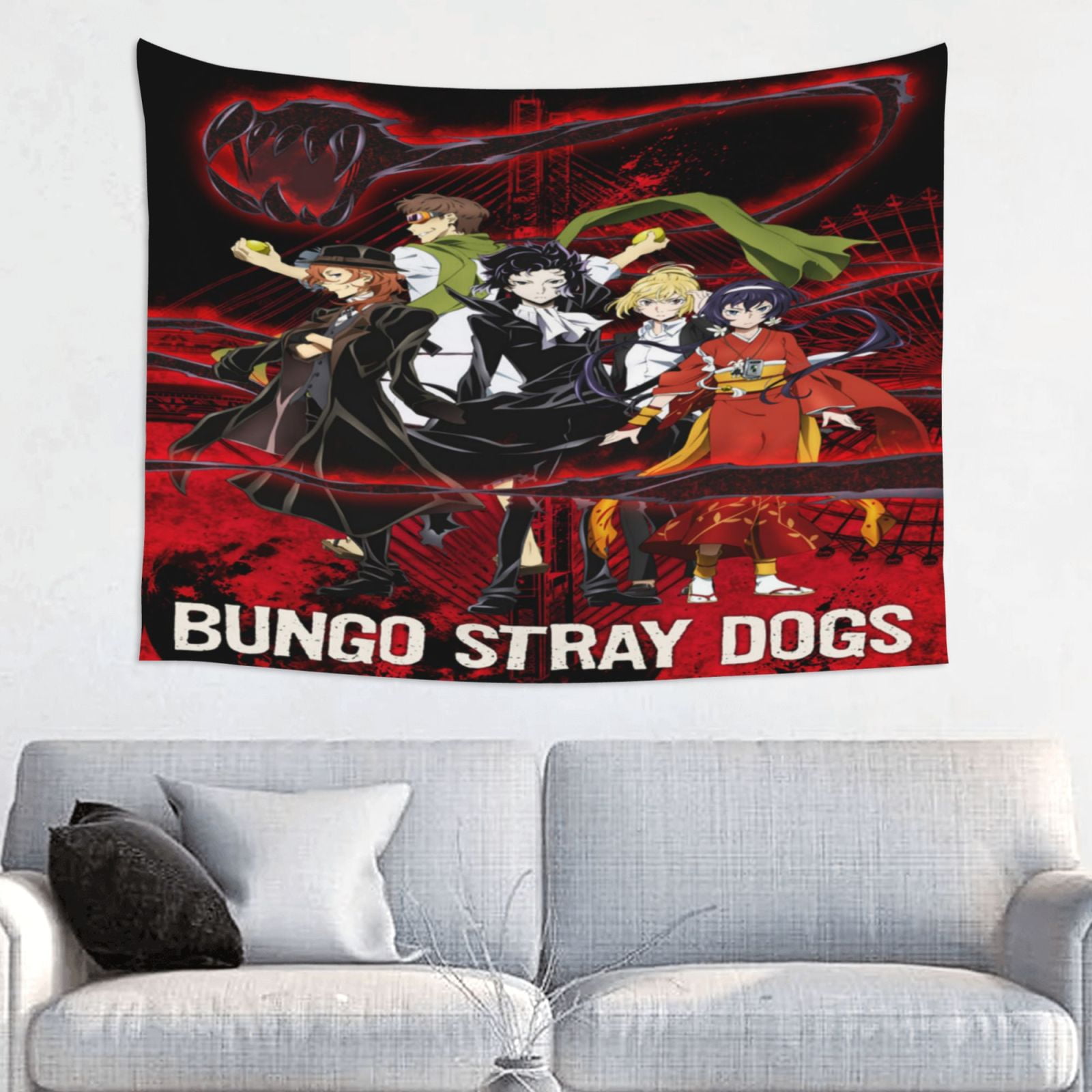 Bungo Stray Dogs Tapestry Anime Poster Large Background Wall Art ...