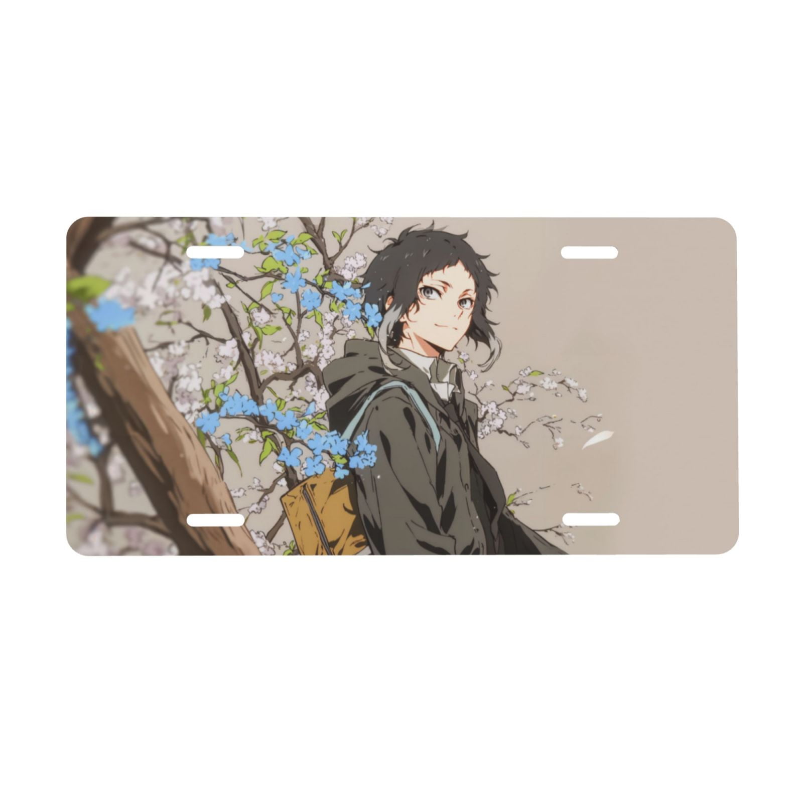 Bungou Stray Dogs Akutagawa Ryuunosuke License Plate, Car Front License ...