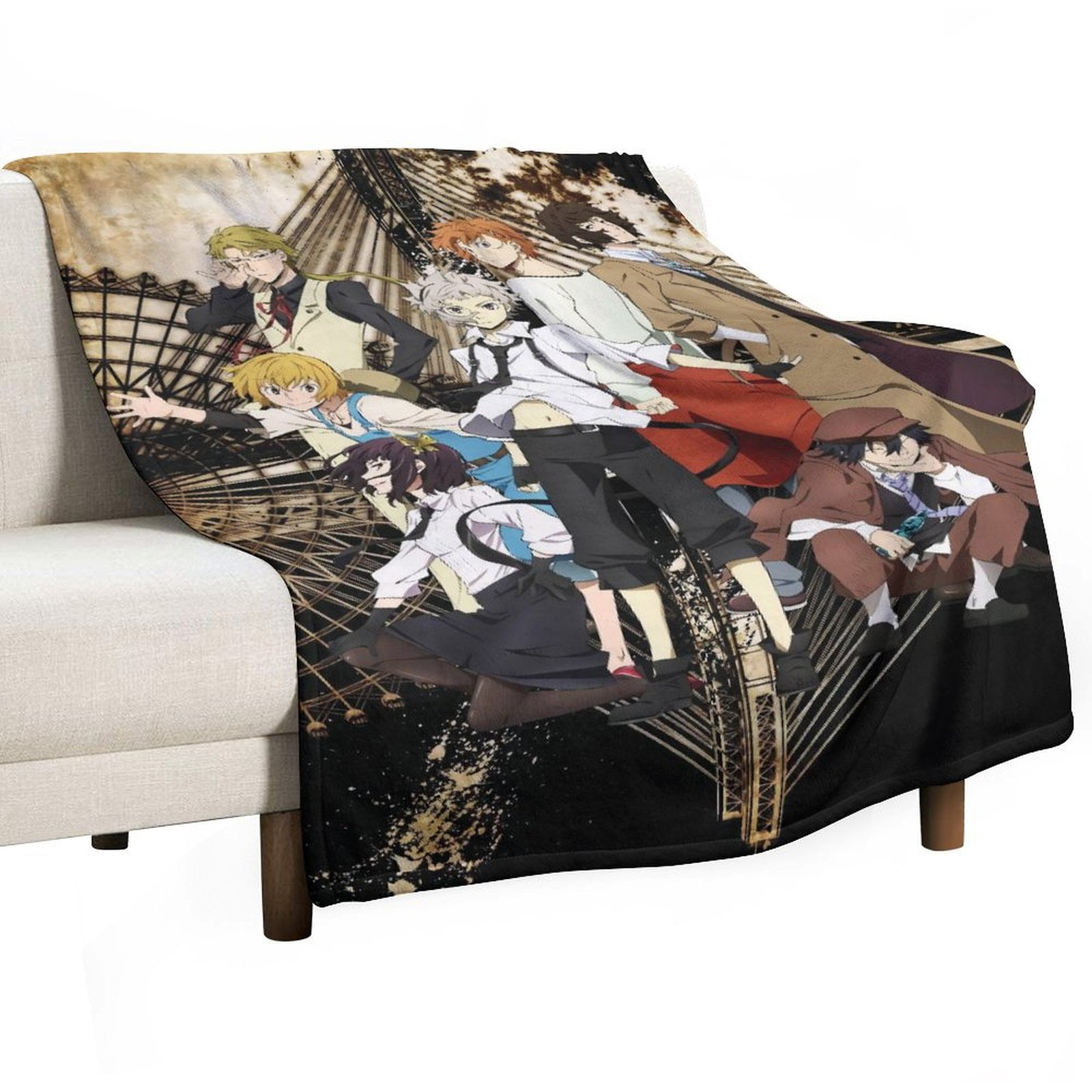 Bungou Stray Dogs Anime Flannel Blanket 30x50in(75x125cm) Soft And ...