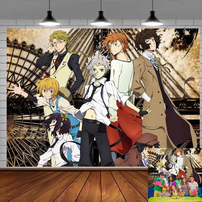 Bungou Stray Dogs Backdrop Banner Party Supplies Poster Movie Theme ...