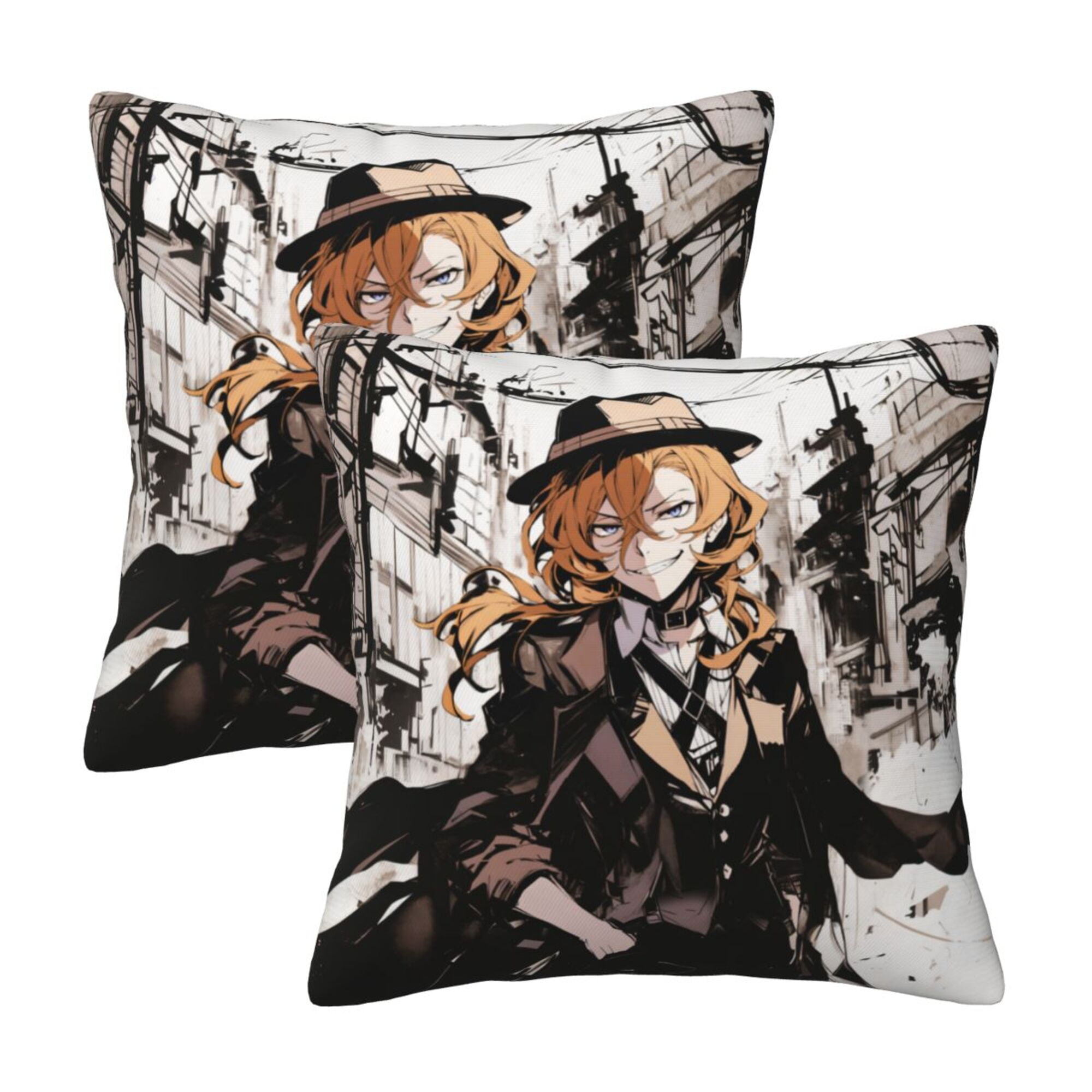 Bungou Stray Dogs Chuya Nakahara Seasonal Pillow Covers Four Szie h Spring Throw Pillow Covers 2 ...