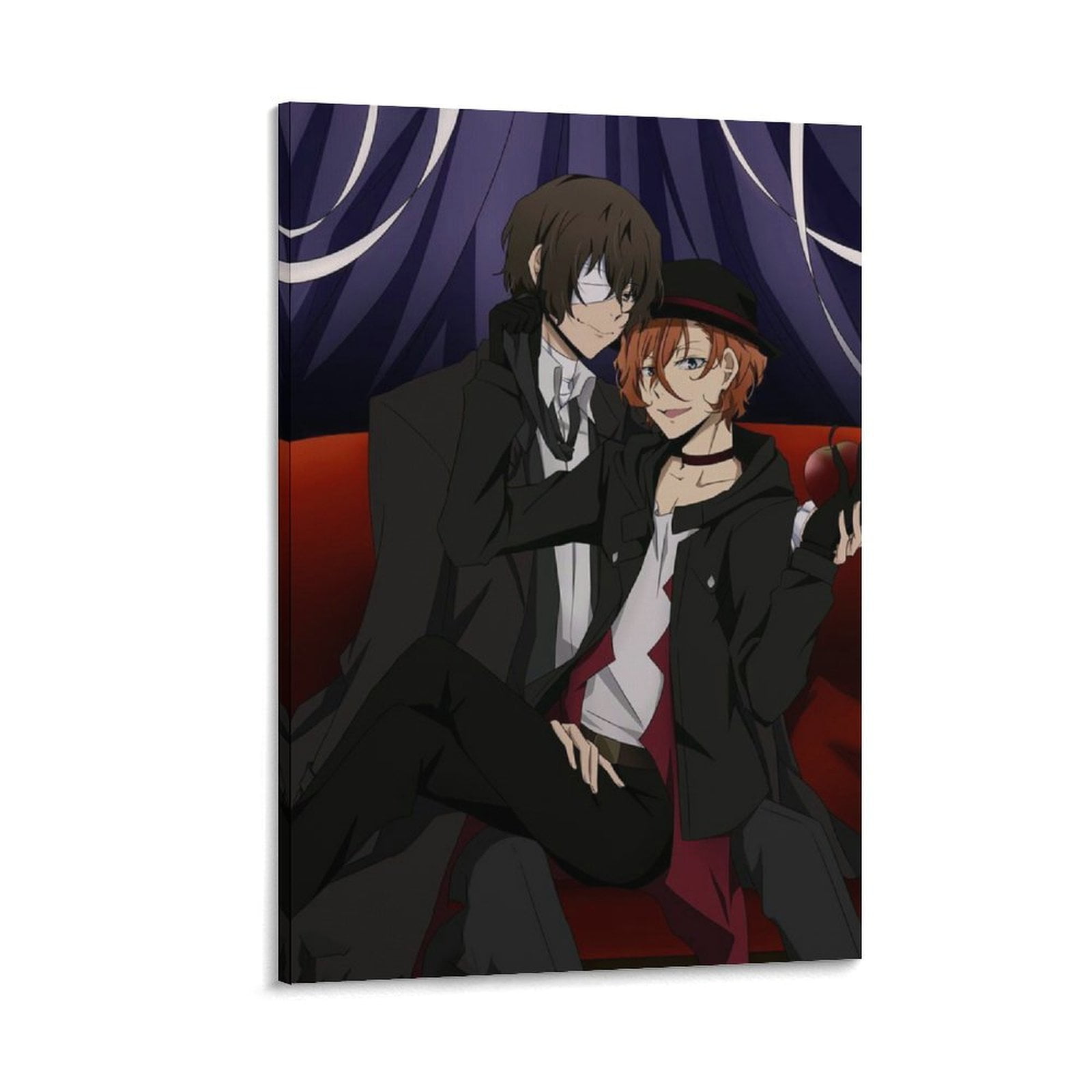 Bungou Stray Dogs Poster Dazai And Chuuya Wall Art Poster Scroll Canvas ...
