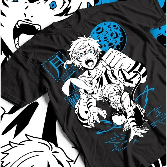 Bungou Stray Dogs T-Shirt, Anime Gift Shirt, Manga Tee, Unisex Shirt ...