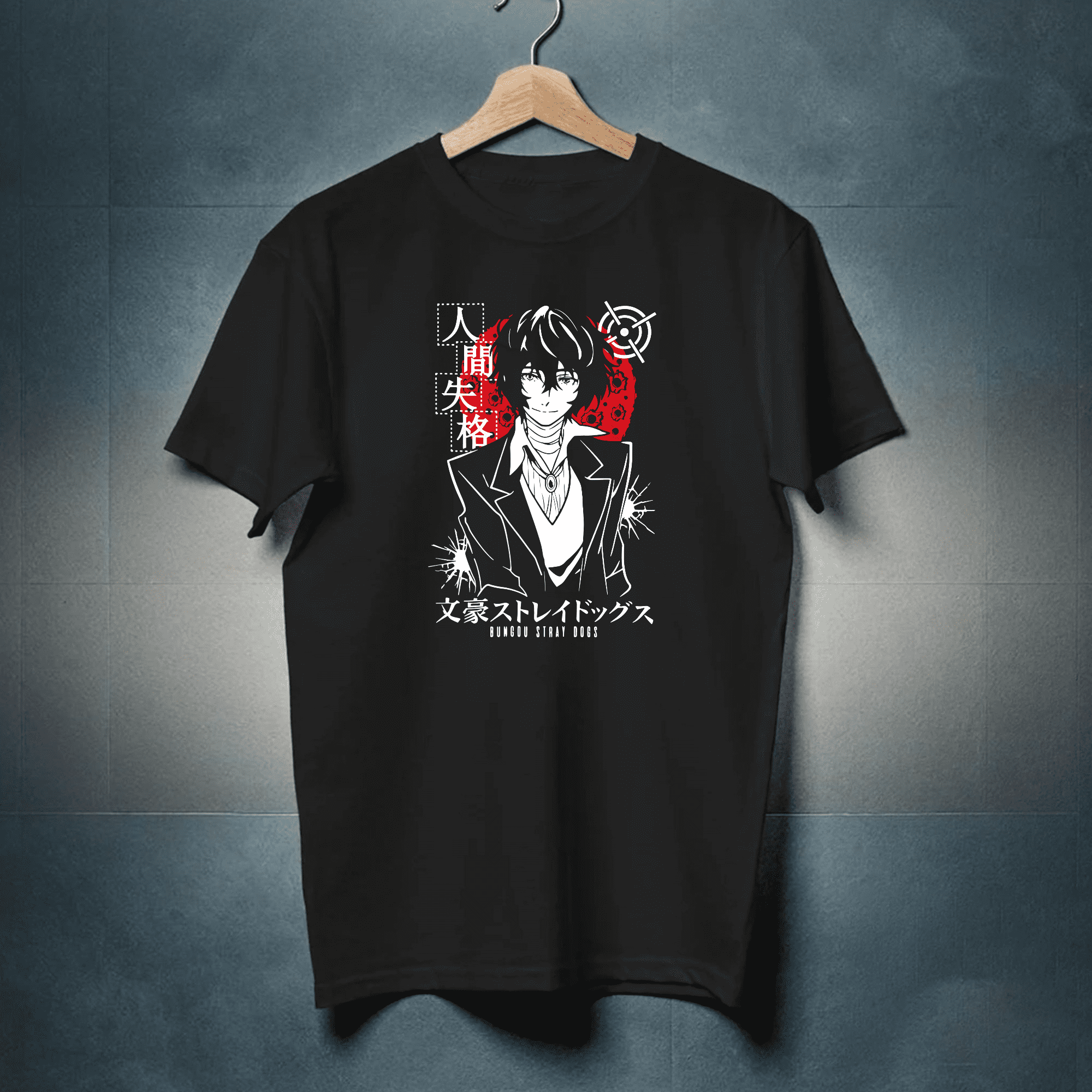 Bungou Stray Dogs T-Shirt,Dazai,Chuuya,Nakajima Atsushi,Akutagawa Shirt ...