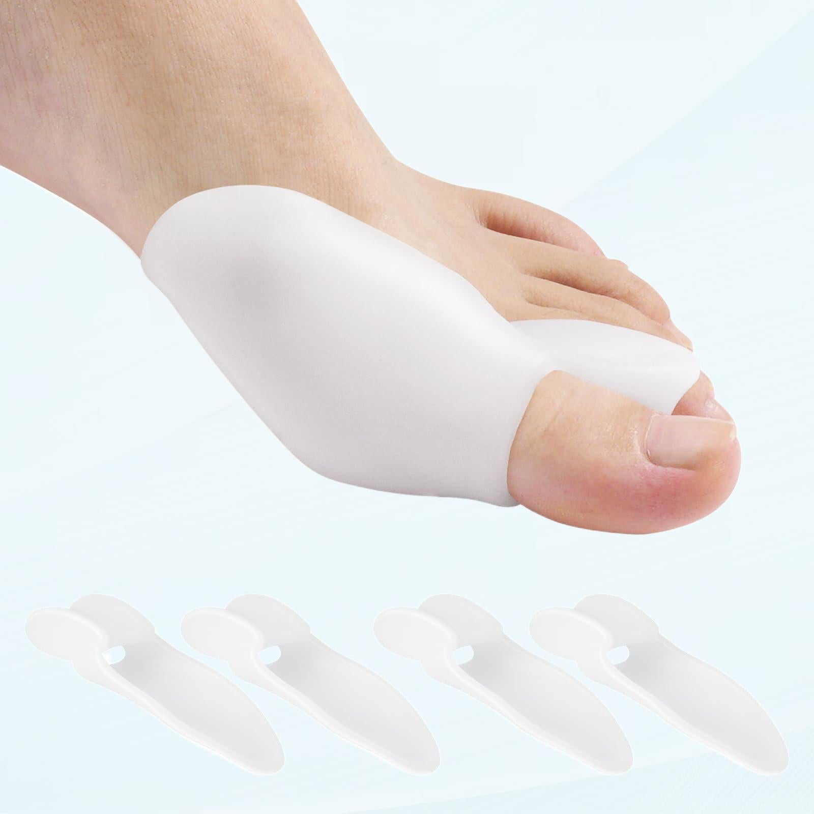 Bunion Correction Pool Separator, 2 Pairs Soft Gel Bunion Protector ...