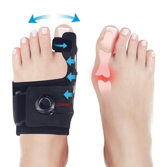 Adjustable Bunion Corrector Toe Separator for Hallux Valgus Relief Shoe ...