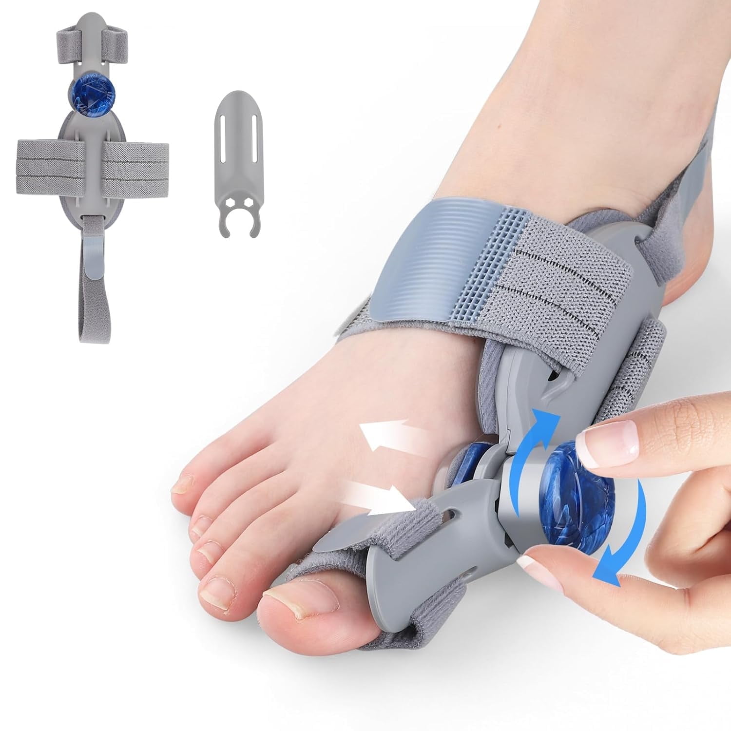 Bunion Corrector, Big Toe Separator, Bunion Straightener, Adjustable ...