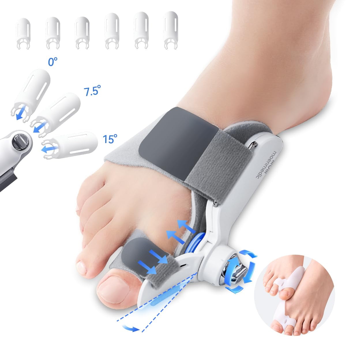Bunion Corrector for Women & Men Big Toe Straightener with 3 Different ...