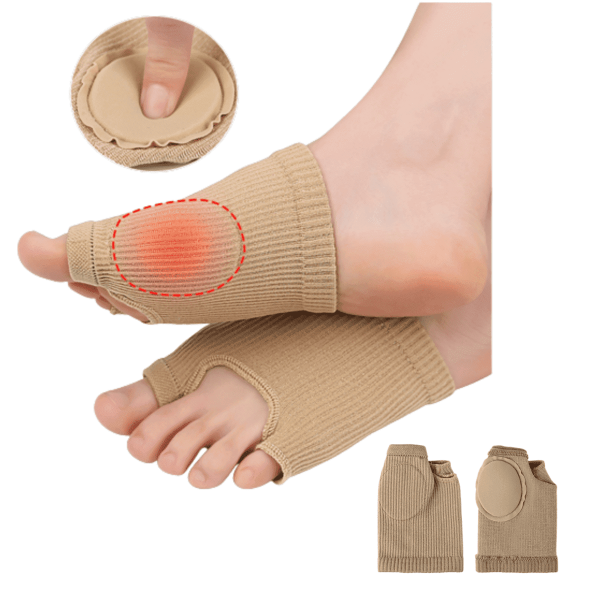 Topboutique Bunion Corrector, Toe Straightener, Big Toe Joint Protector ...