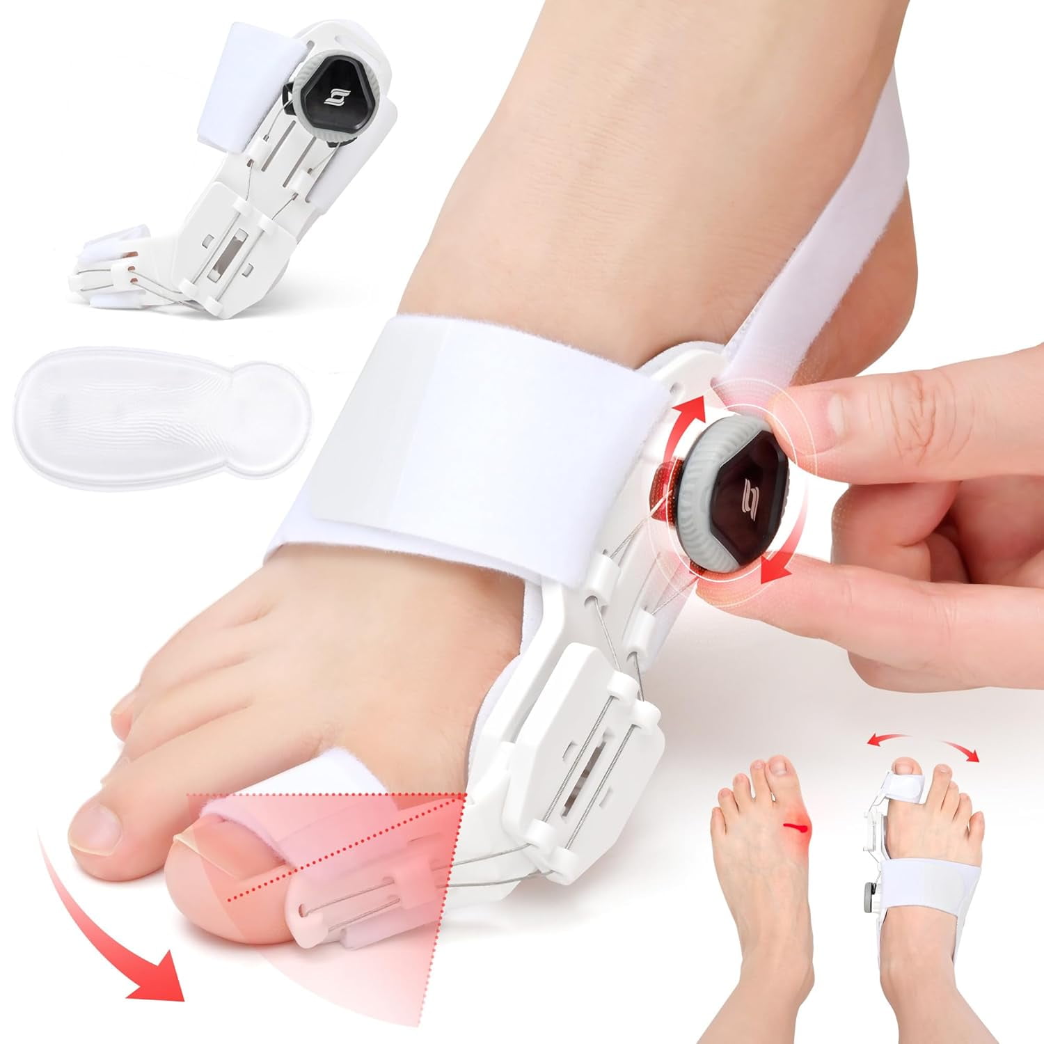 Bunion Corrector for Women & Men,Adjustable Knob Bunion Corrector for Women Big Toe,Bunion ...