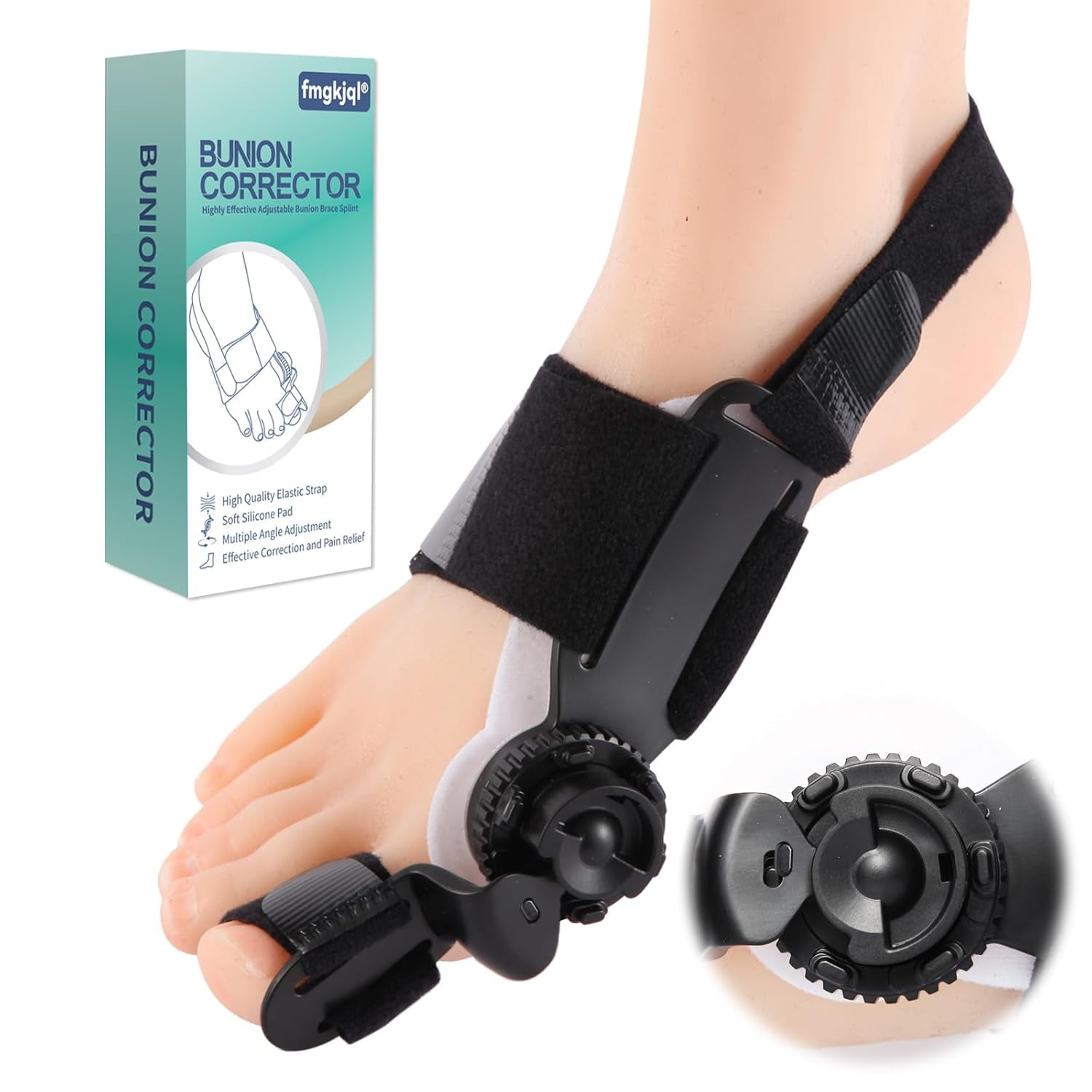 Bunion Corrector for Women & Men Big Toe, Relief Fixed Adjustable Knob Corrector, for Left and ...
