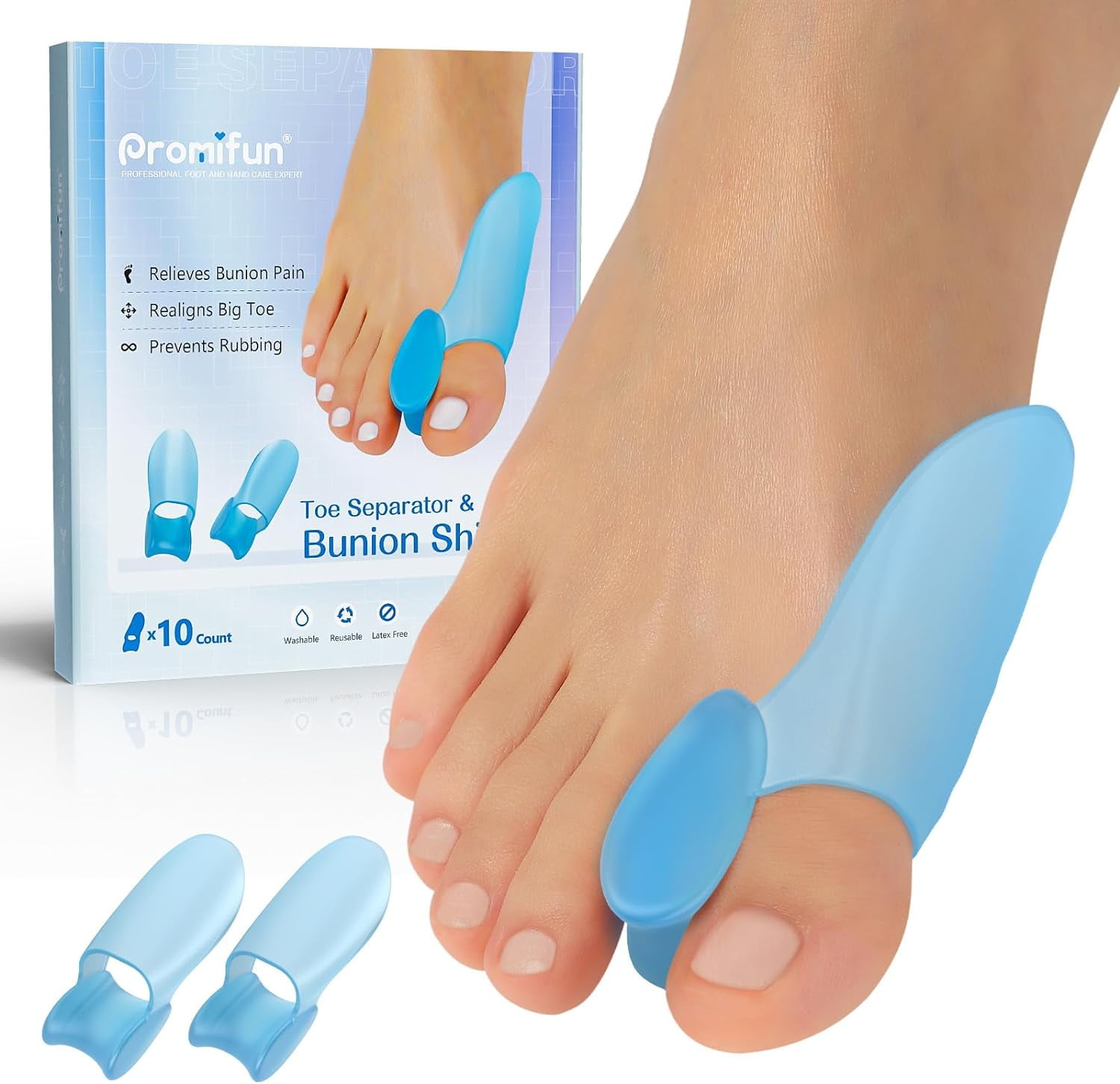 Bunion Cushion Protector, 10 Packs of Bunion Corrector Pads with ...