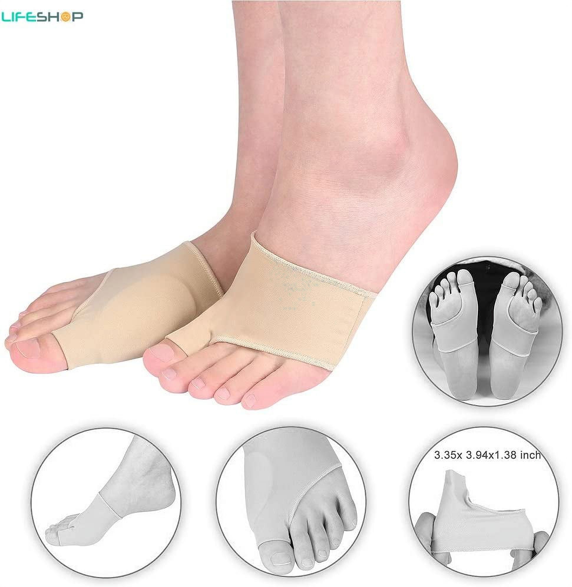 Bunion Sleeve With Gel Cushion Pad Breathable Fabric - Treat Pain in ...