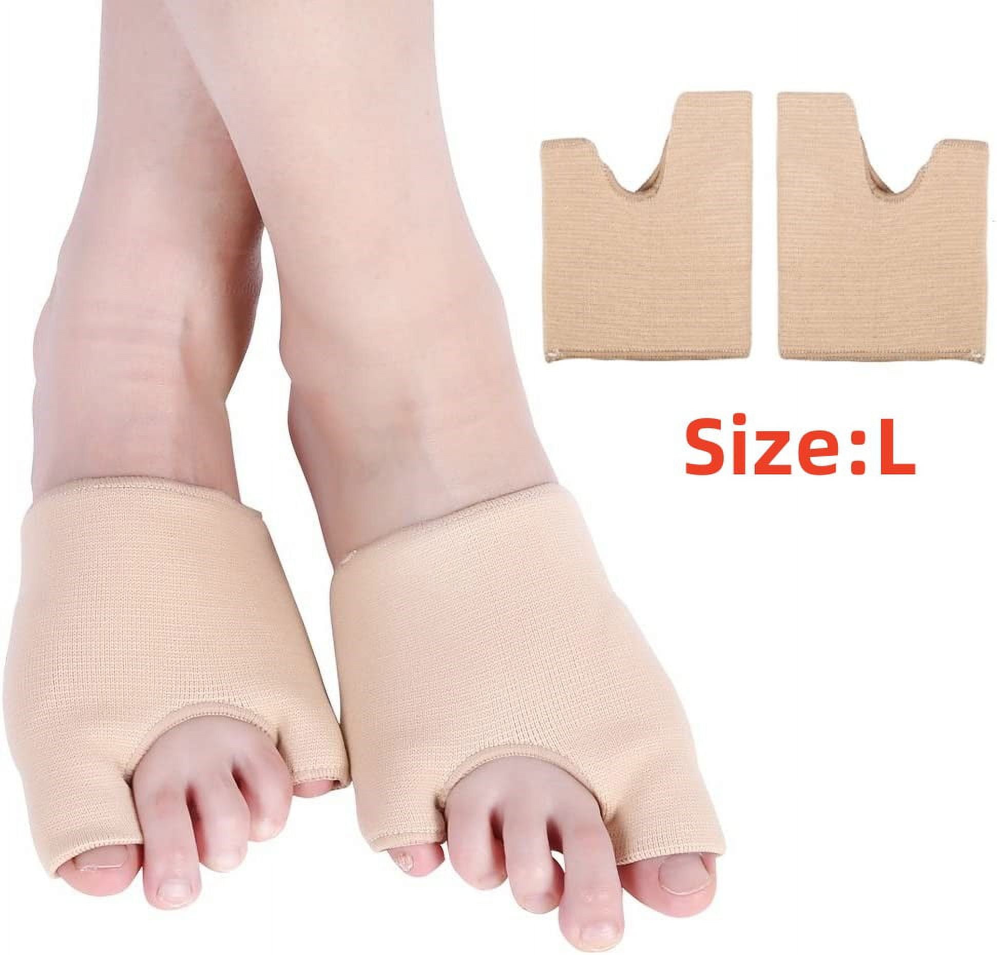 Bunion Support Sleeve with Silicone Gel Bunion Pads, Tailors Bunion ...