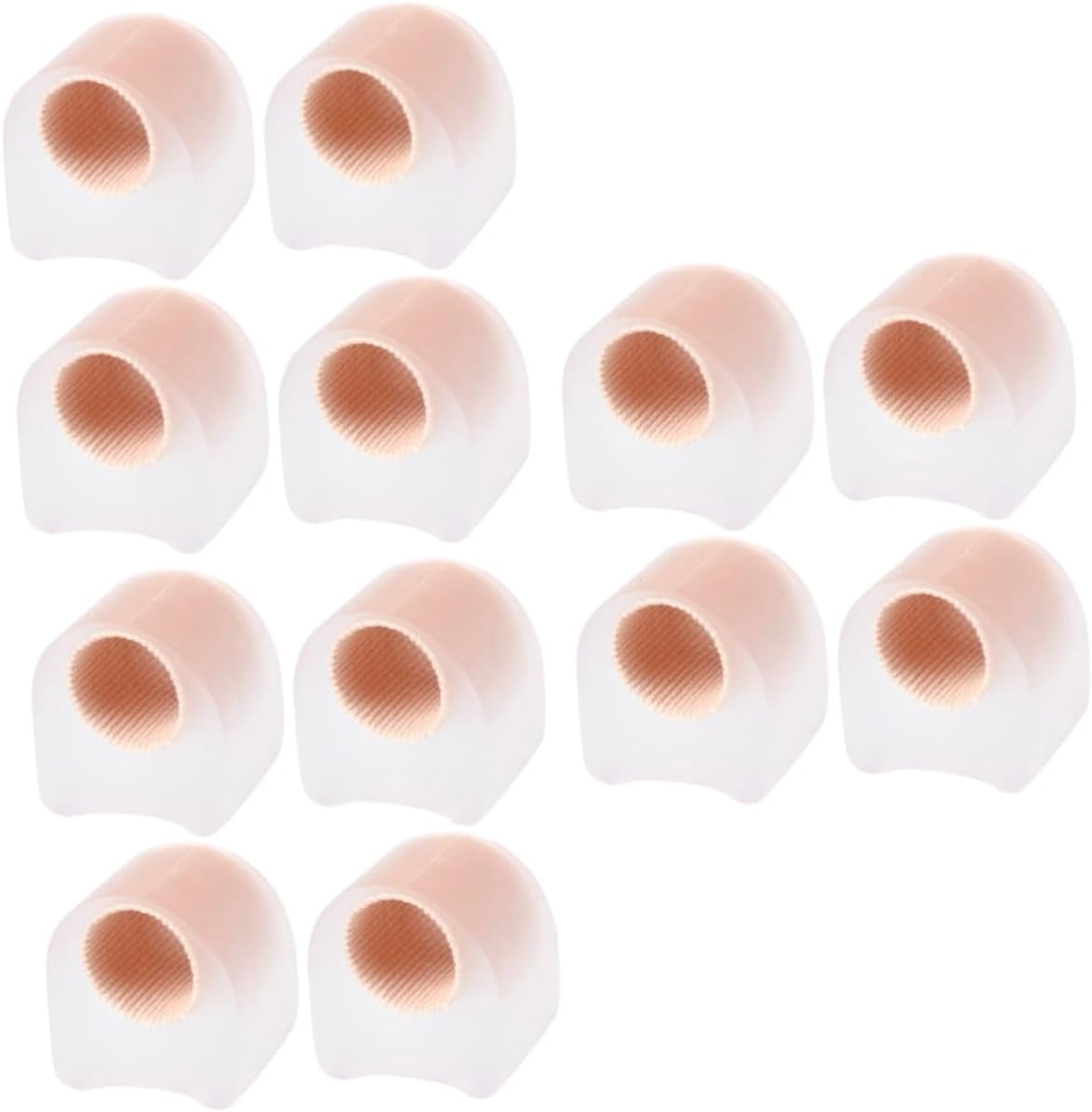 Bunion Toe Separators 6 Pairs Splitter Silicone Gel Thumb Splint ...
