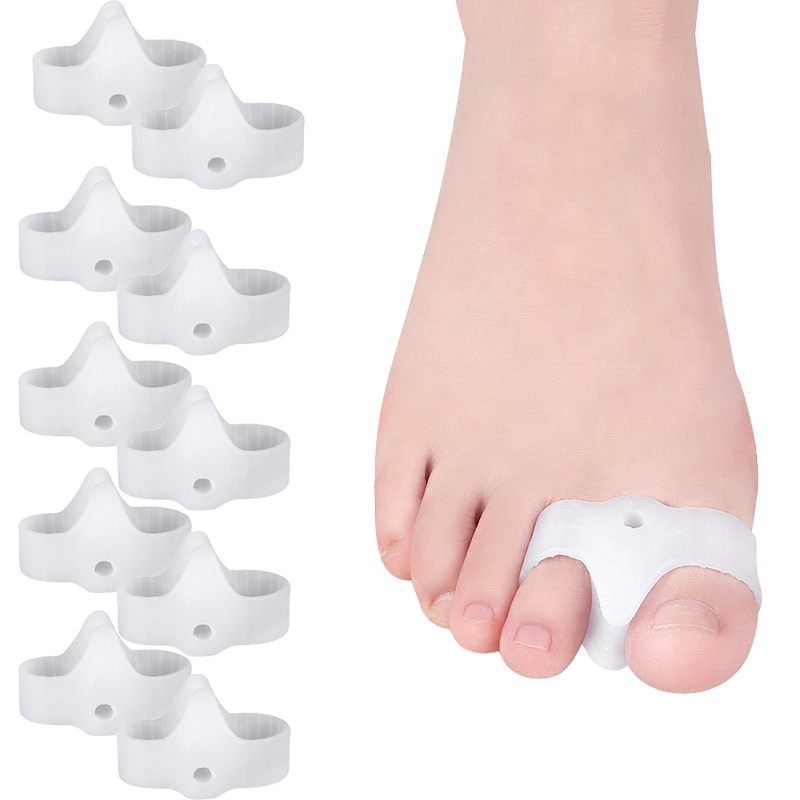 Bunion Toe Separators Corrector for Big Toe, (0.29" Thick) Gel Toe ...
