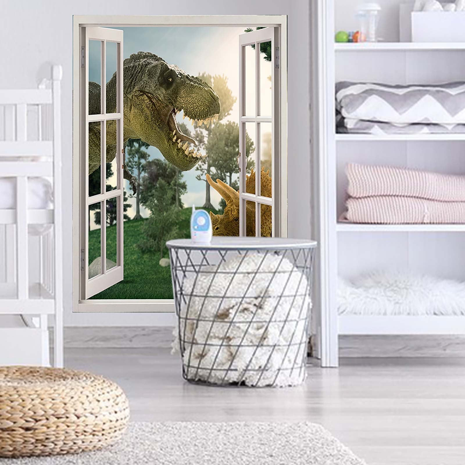 Bunk Bed Accessories 3D Broken Wall Sky Cloud Creative Decorative ...