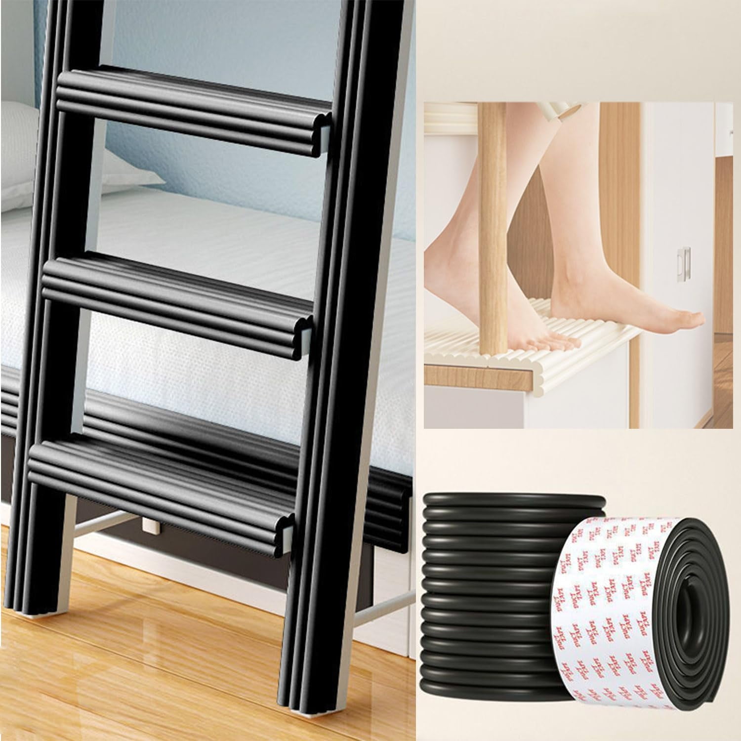 Bunk Bed Ladder Pads,Self-Adhesive Bunk Bed Ladder Cover Foam Padding ...