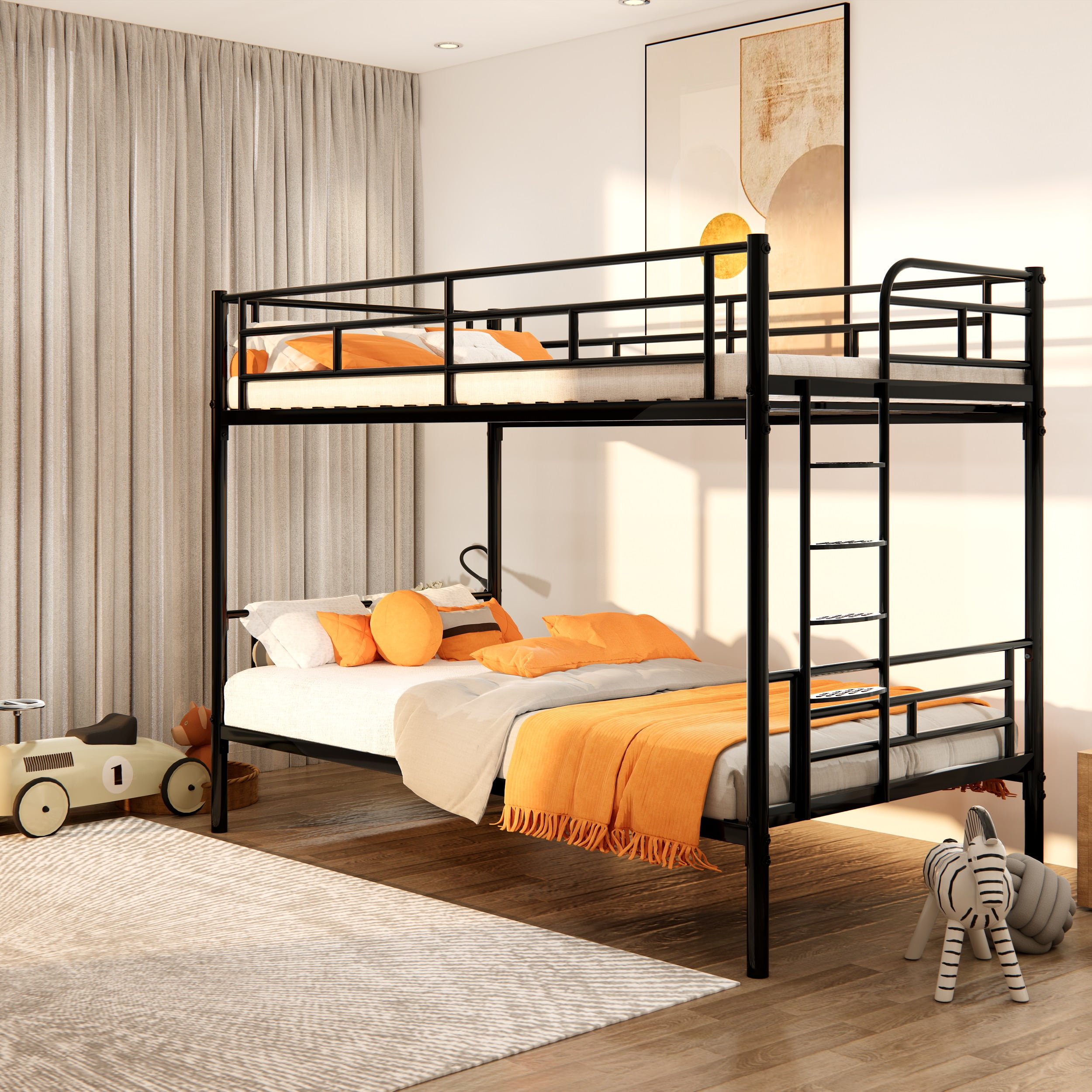 Bunk Bed Twin over Twin Metal Bunk Bed for Kids,Adults,Heavy Duty Bunk ...