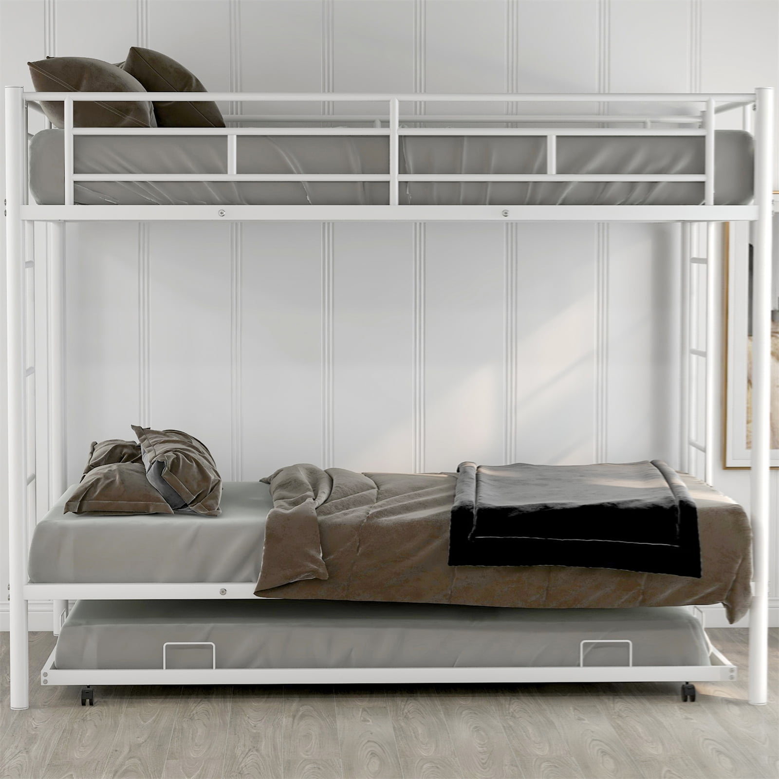 Bunk Beds Twin Over Twin, Bed Frame, Bunk Bed, Twin Over Twin Bunk Bed ...