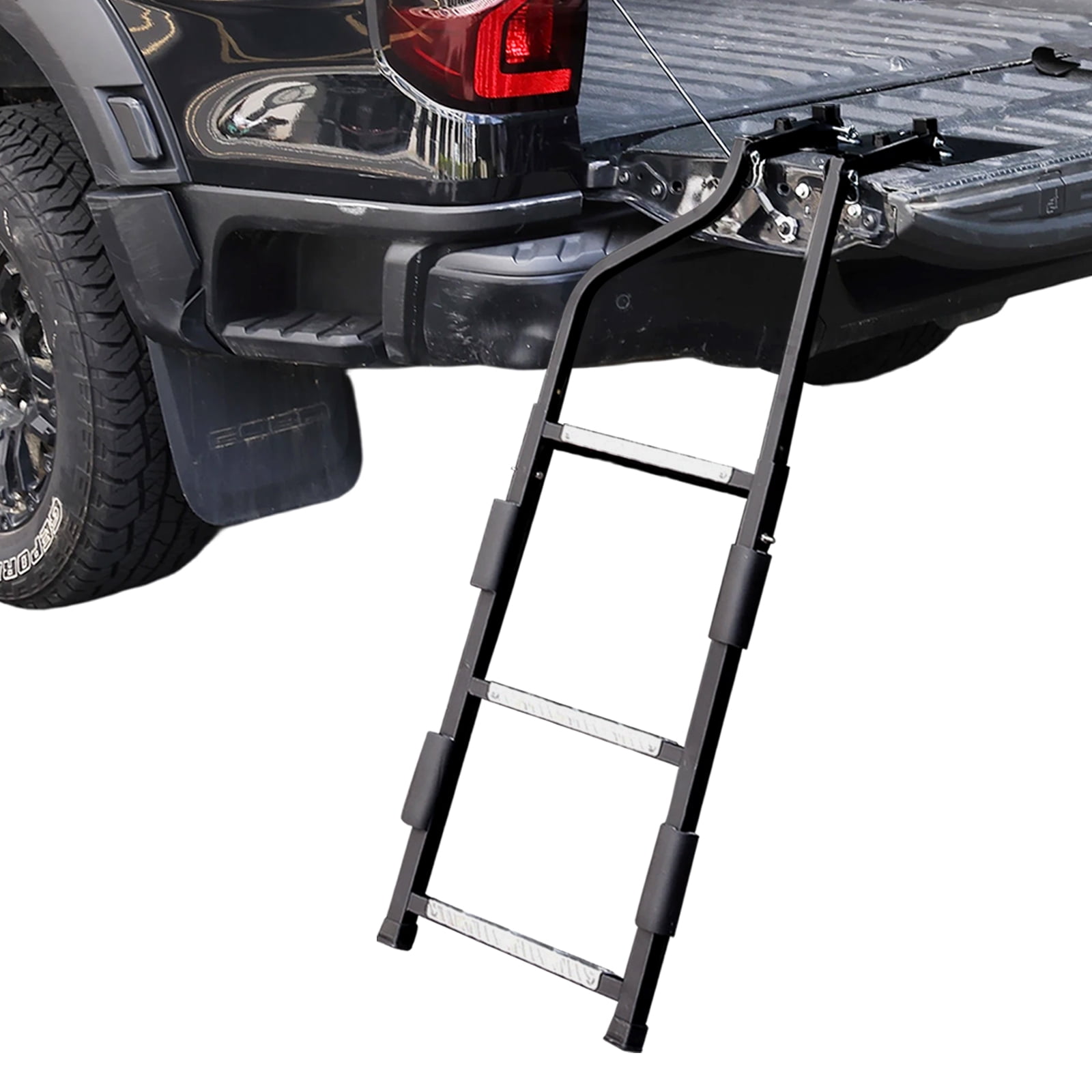 Bunk Ladder Mount Boarding Ladder with Hook & Rubber Foot Pads 4 Step ...