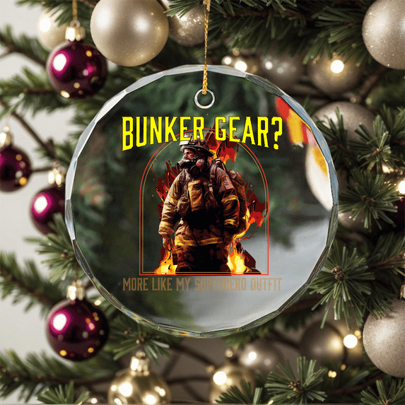 Bunker Gear More Like My Superhero Firefighter Ornament, Home Decor #14 ...