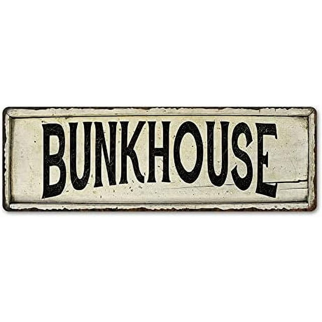 Bunkhouse Sign Farmhouse Signs Wall Decor Art Country Decorations ...